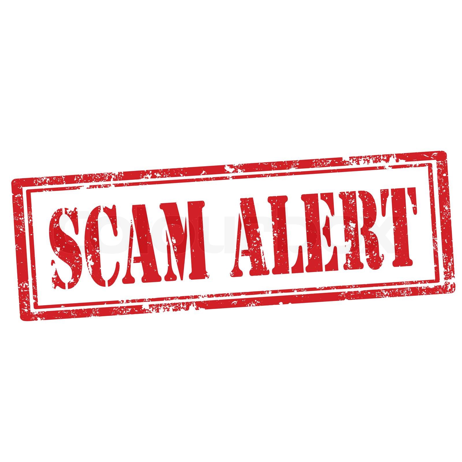 Scam Alert-stamp | Stock vector | Colourbox