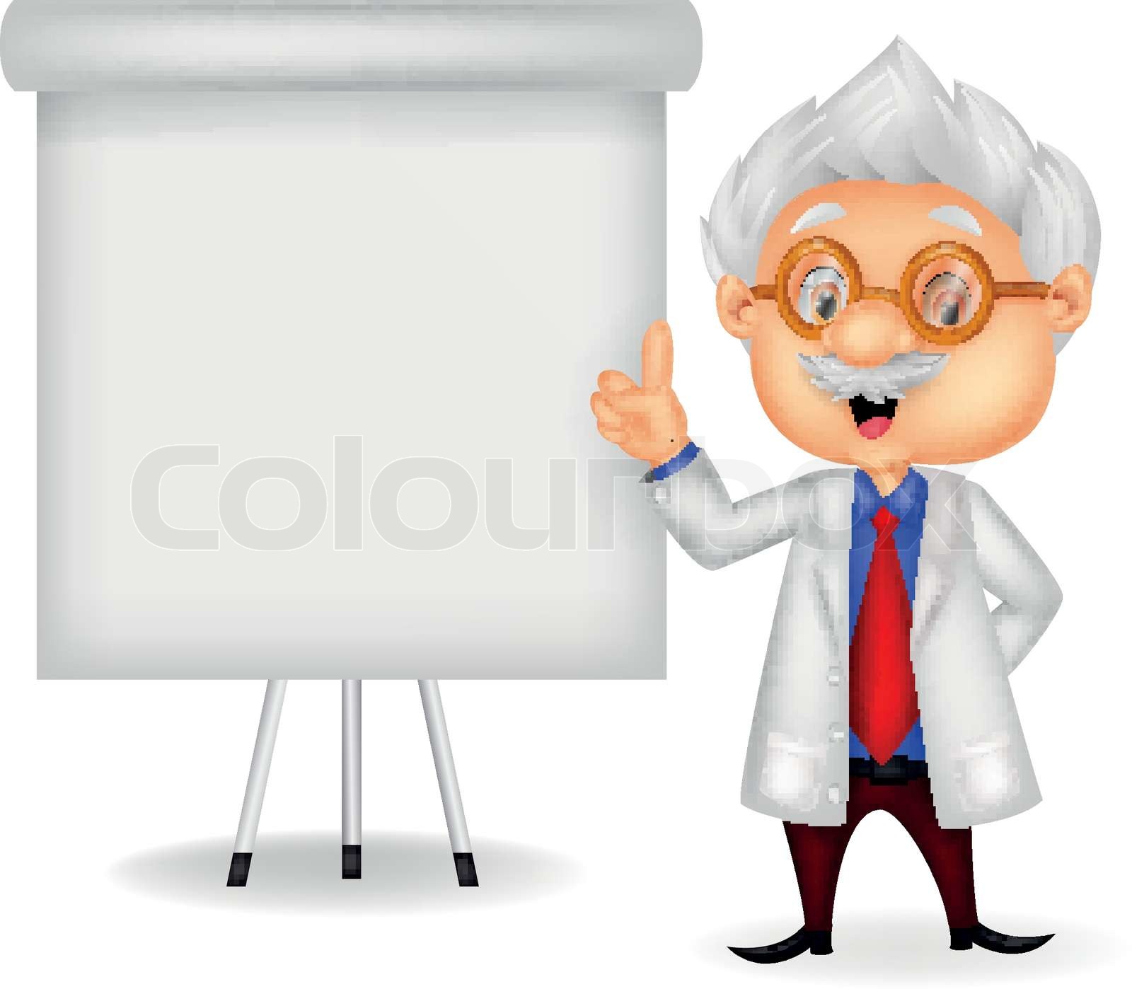 Cartoon Professor teaching | Stock vector | Colourbox
