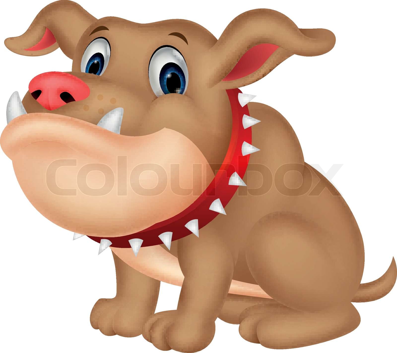 Bulldog cartoon | Stock vector | Colourbox