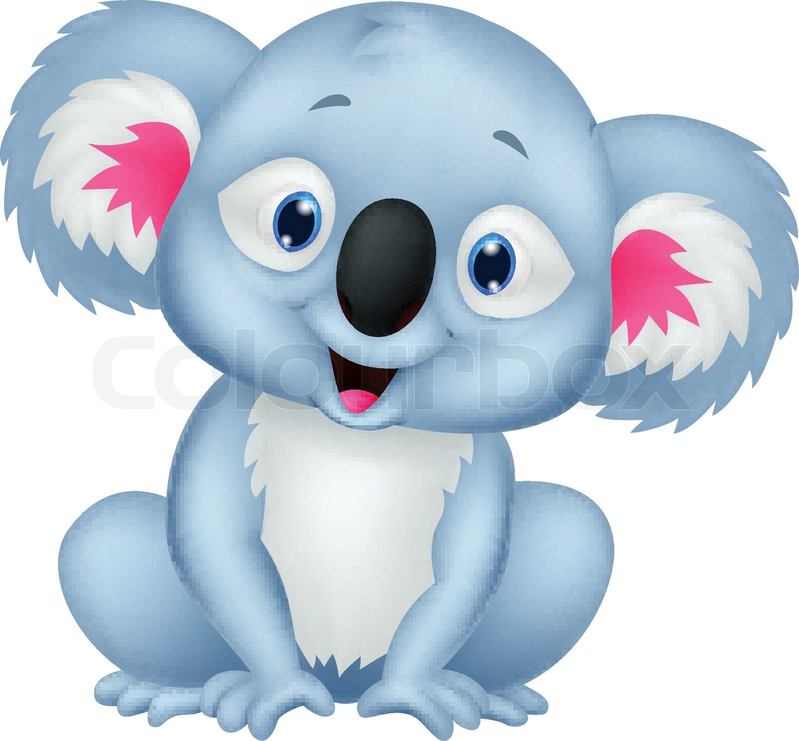 Cute koala cartoon | Stock vector | Colourbox