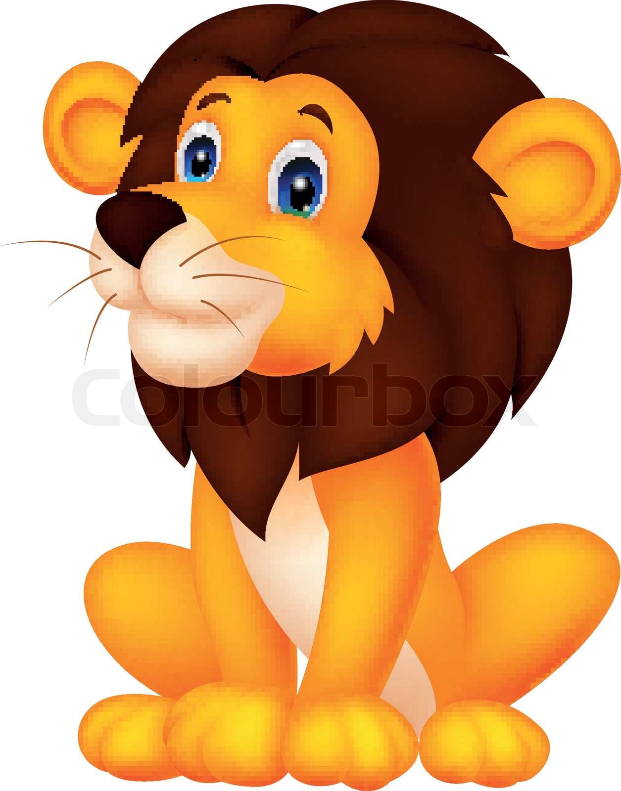 Cartoon lion | Stock vector | Colourbox