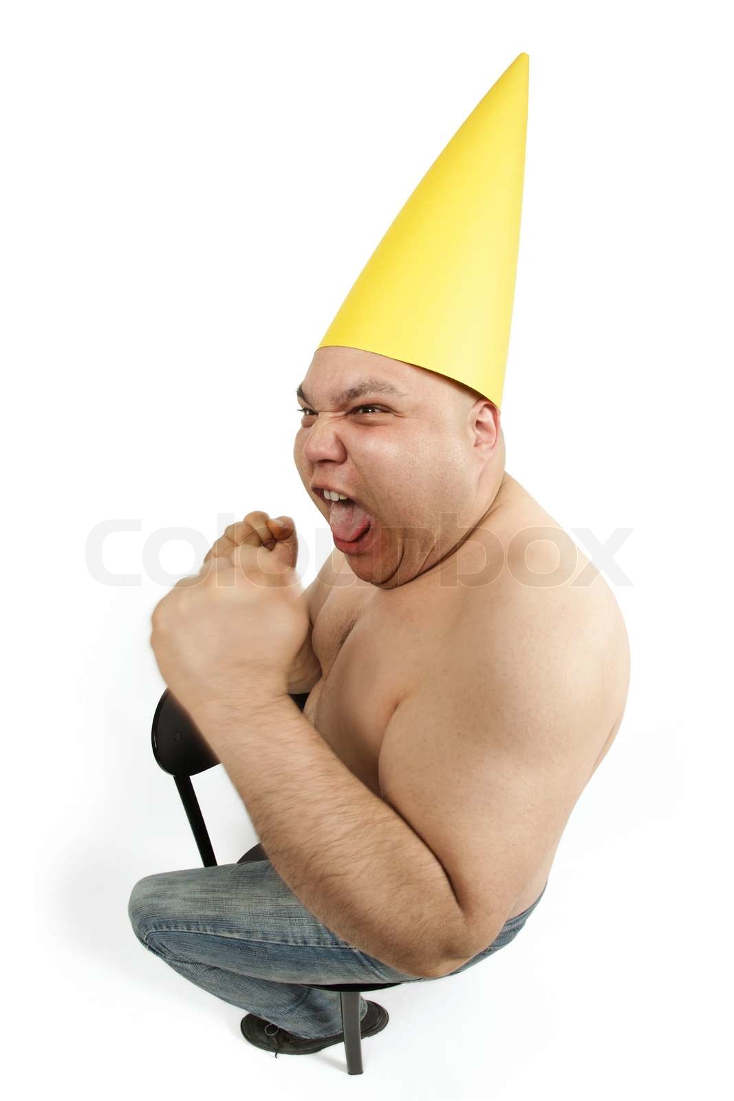 Dunce cap frustration | Stock image | Colourbox