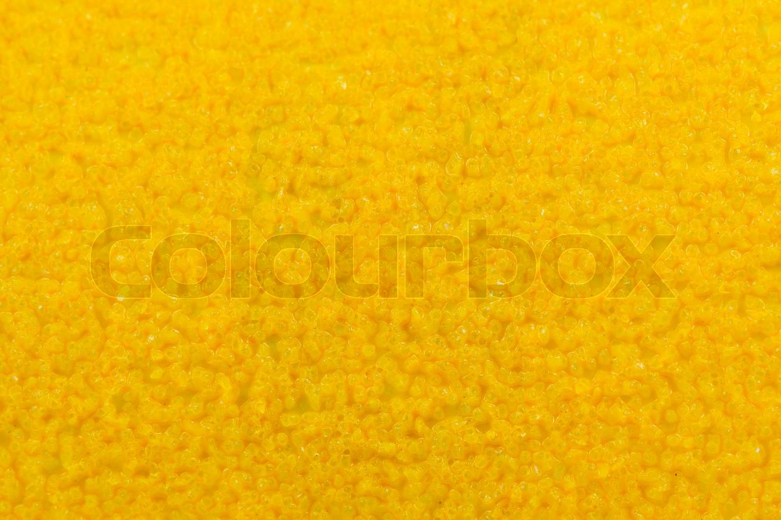 Yellow Sandpaper Texture Macro | Stock image | Colourbox