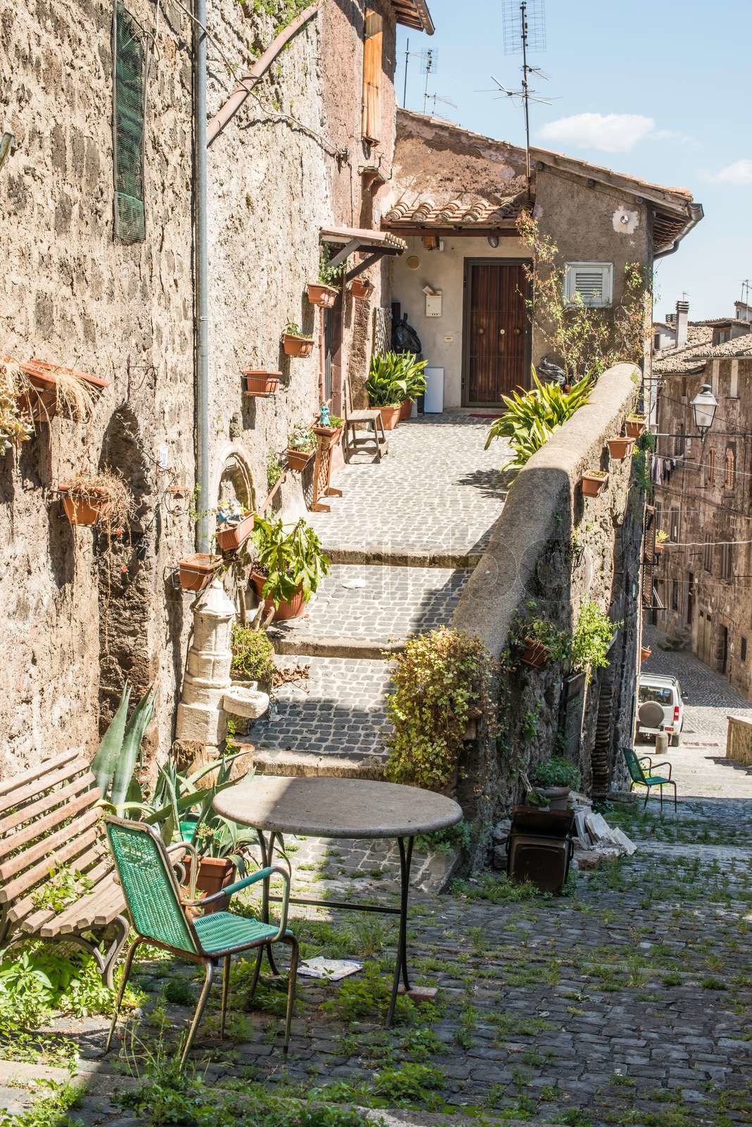 Traditional Italian homes | Stock image | Colourbox