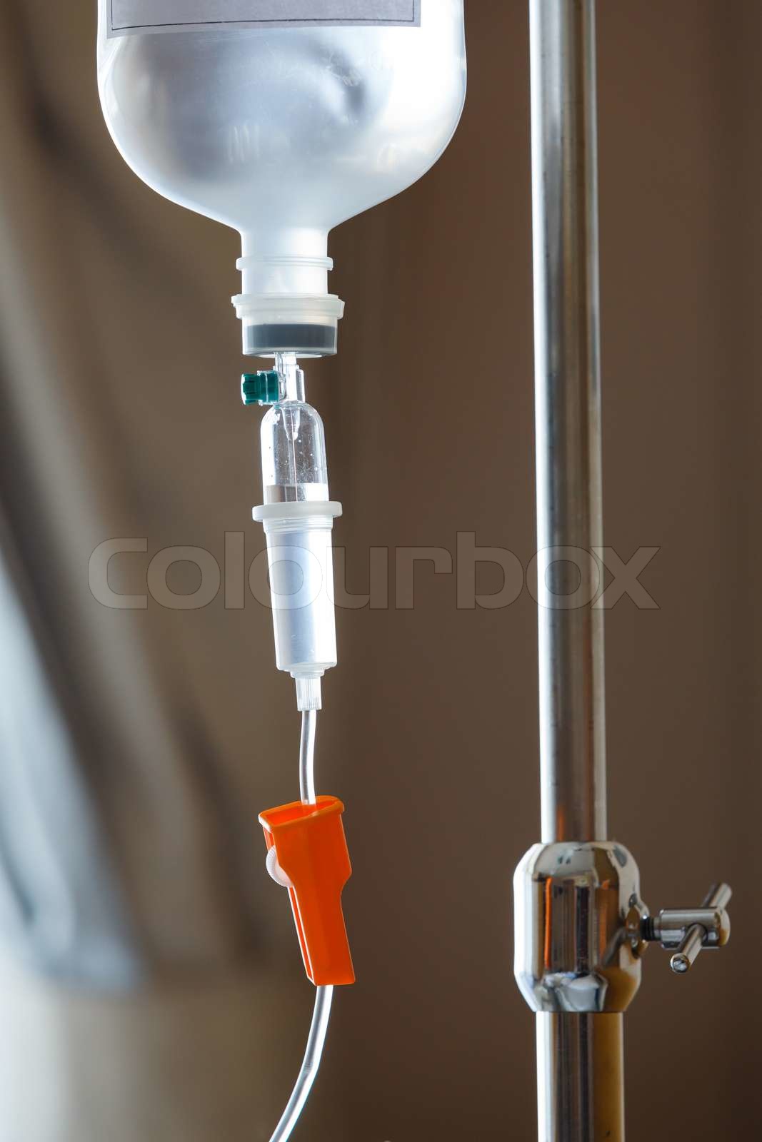 saline solution drip | Stock image | Colourbox