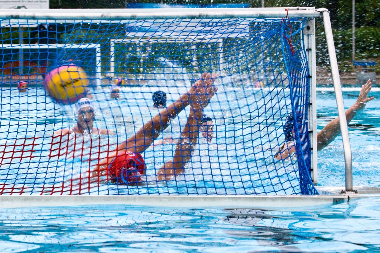 German water polo team in action | Stock image | Colourbox