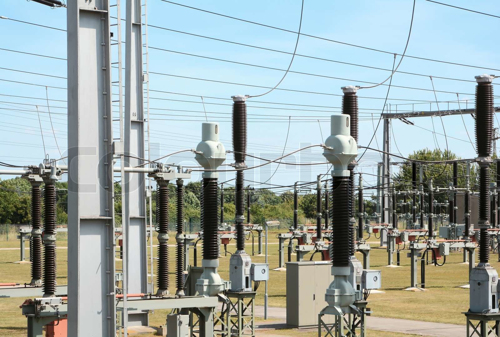 transformer substation | Stock image | Colourbox
