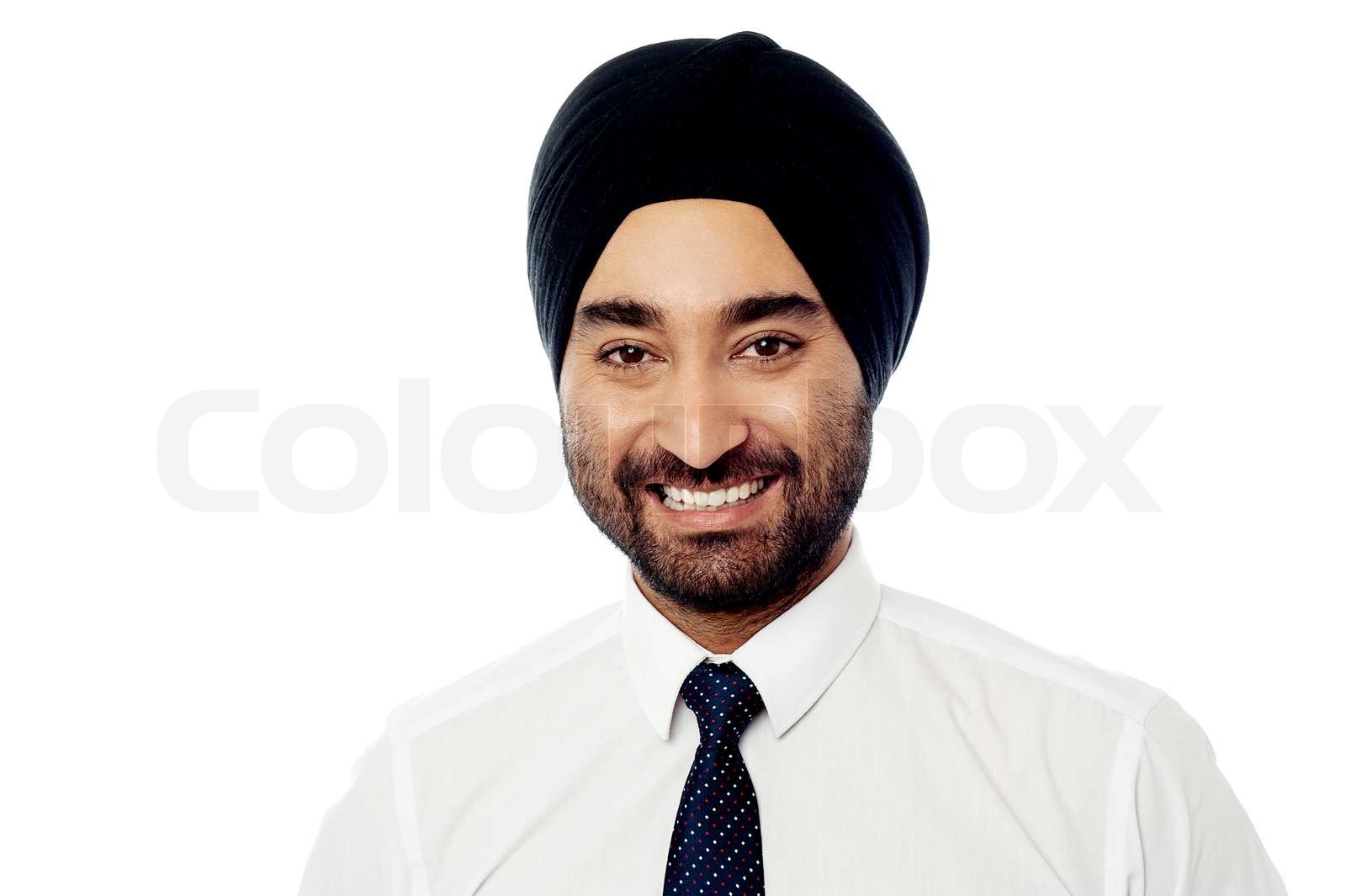Smiling corporate guy posing casually | Stock image | Colourbox