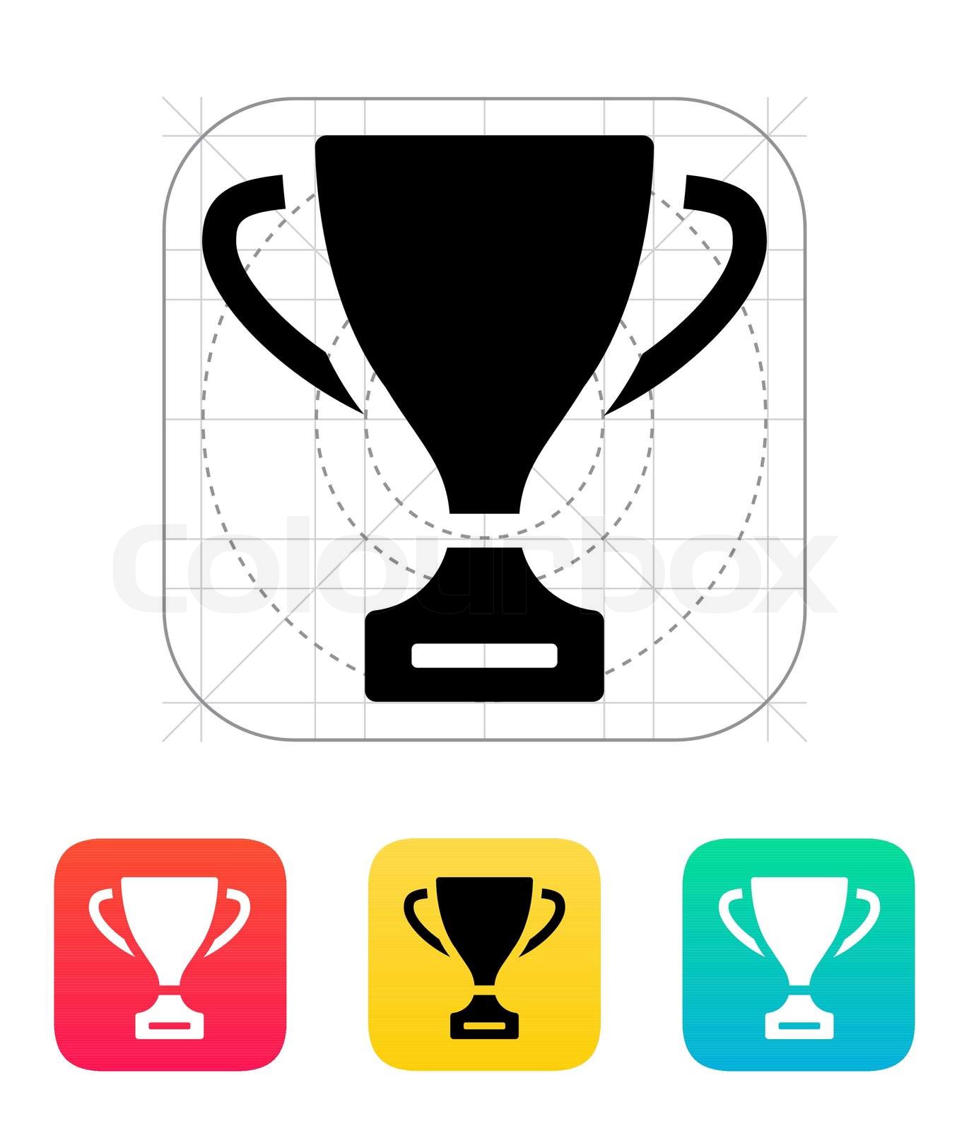Trophy Icon Vector