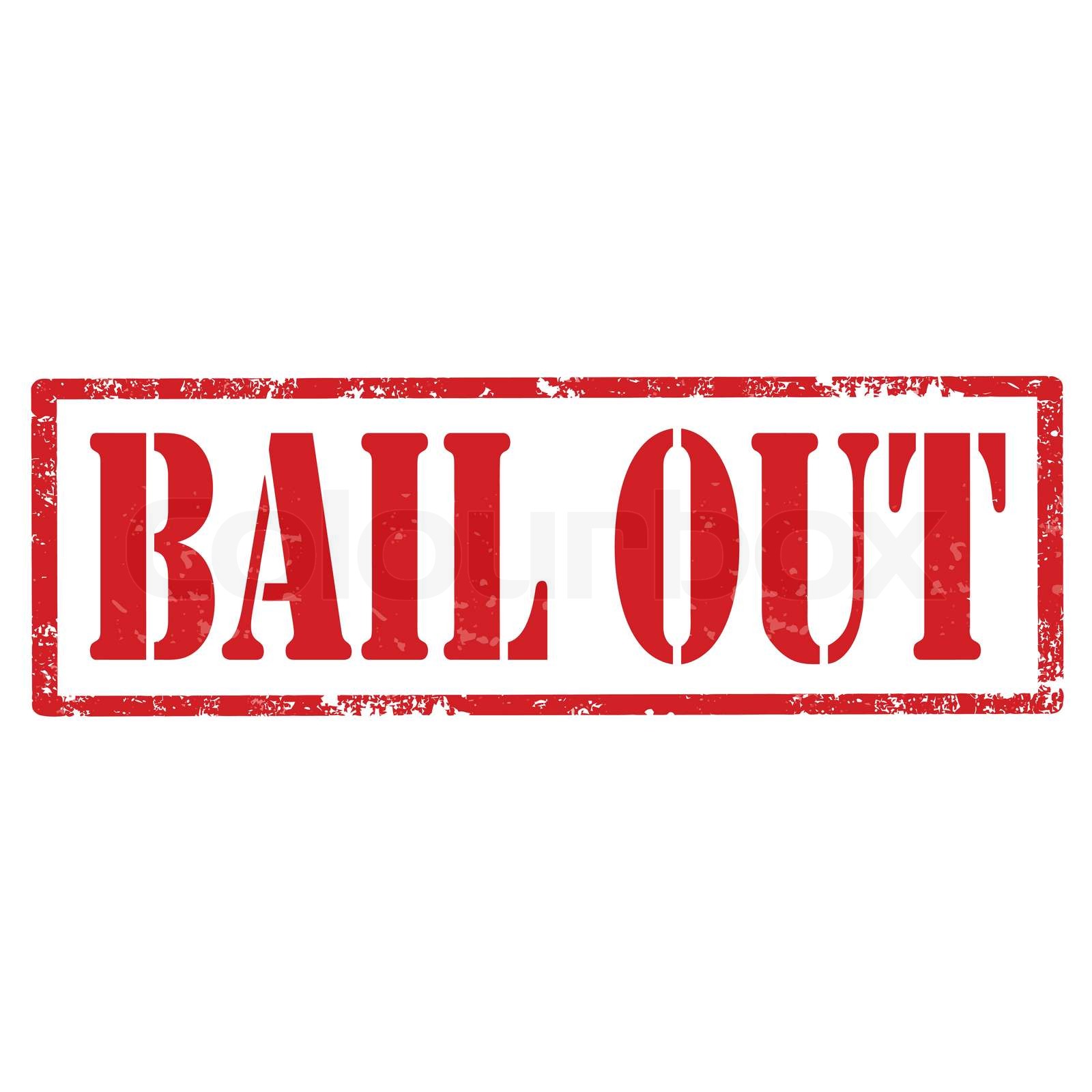 Bail Out-stamp | Stock vector | Colourbox