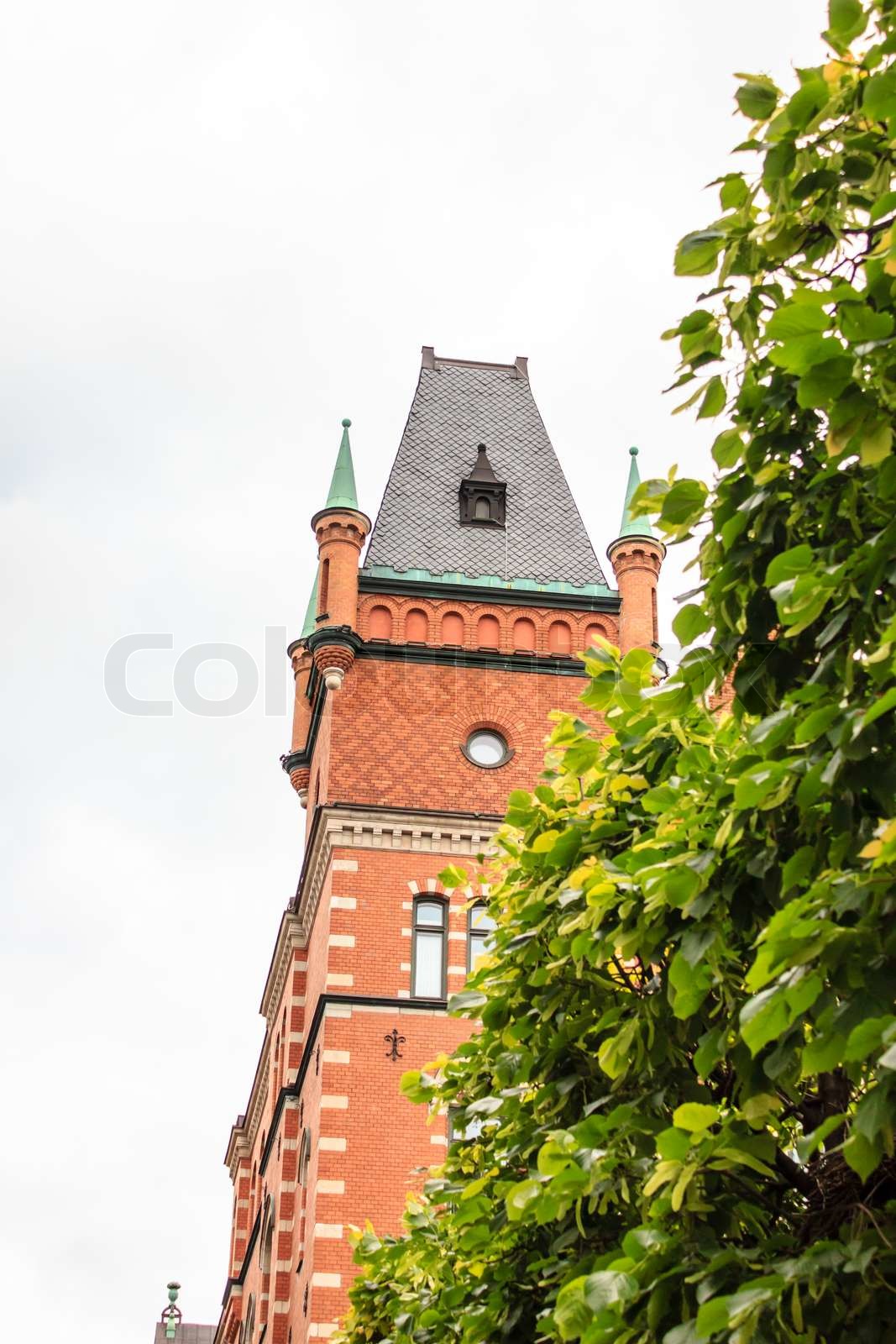 historic buildings in the old town | Stock image | Colourbox