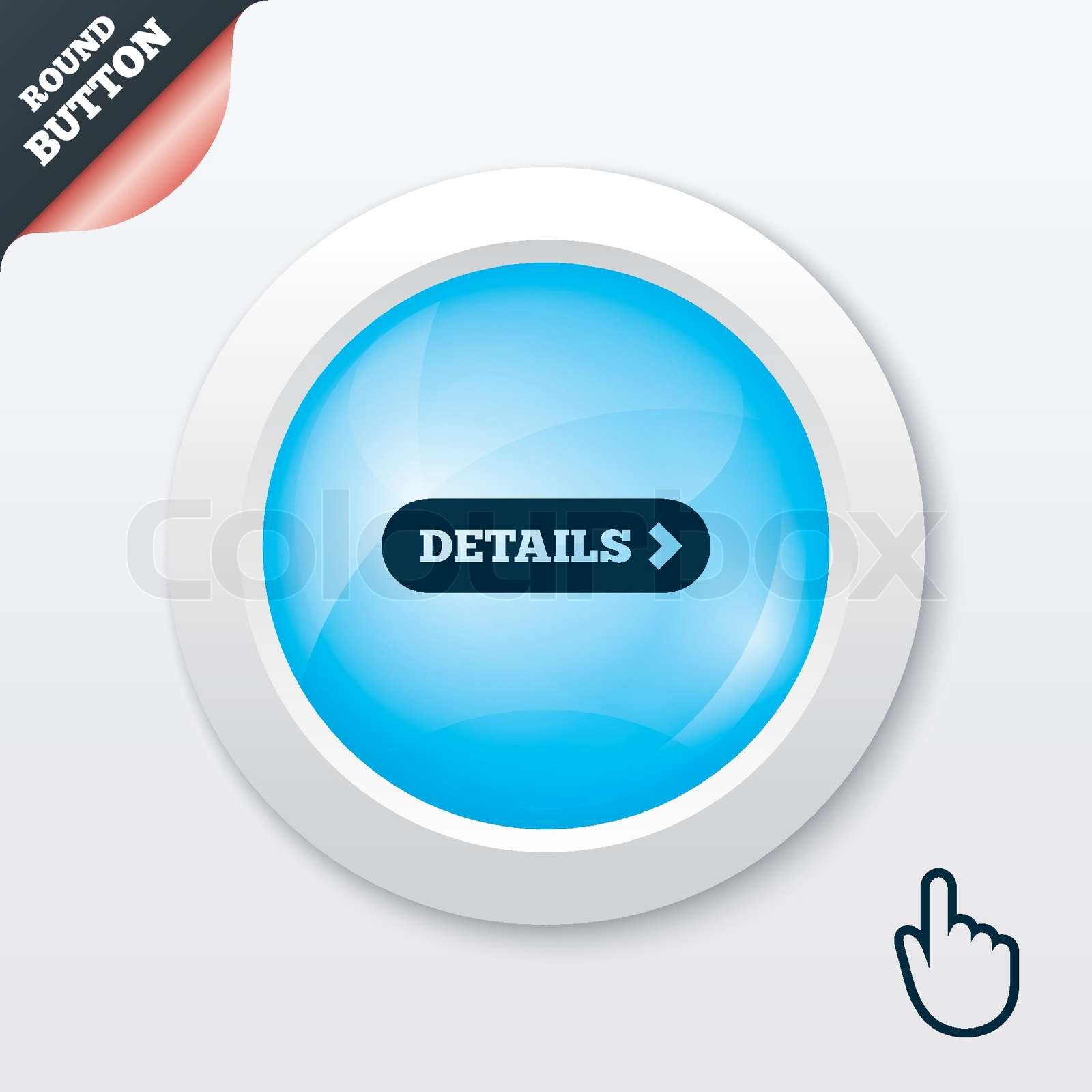 Details with arrow sign icon. More symbol. | Stock vector | Colourbox