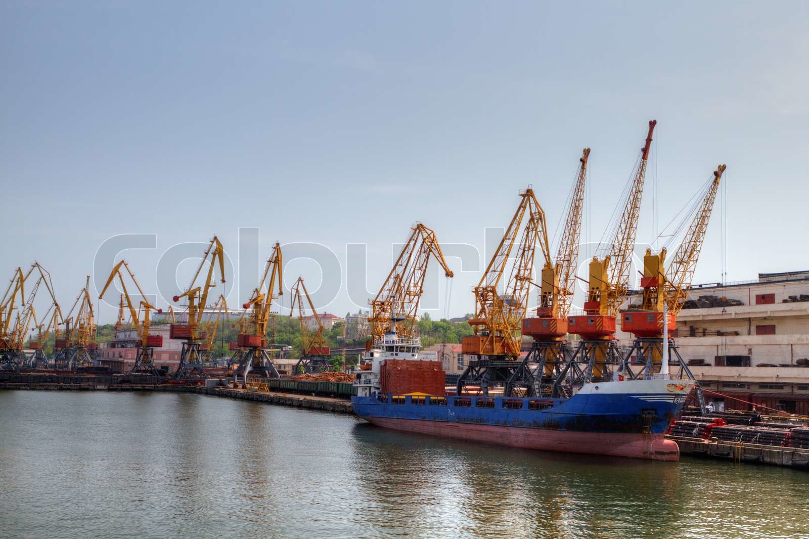 Cargo crane | Stock image | Colourbox