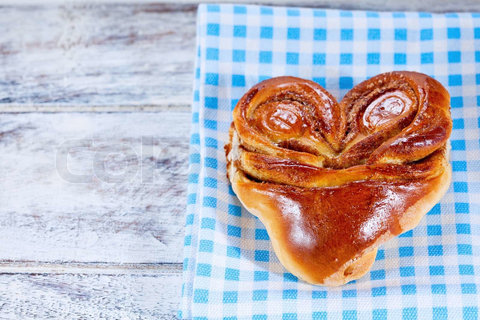 Fresh cinamon roll | Stock image | Colourbox