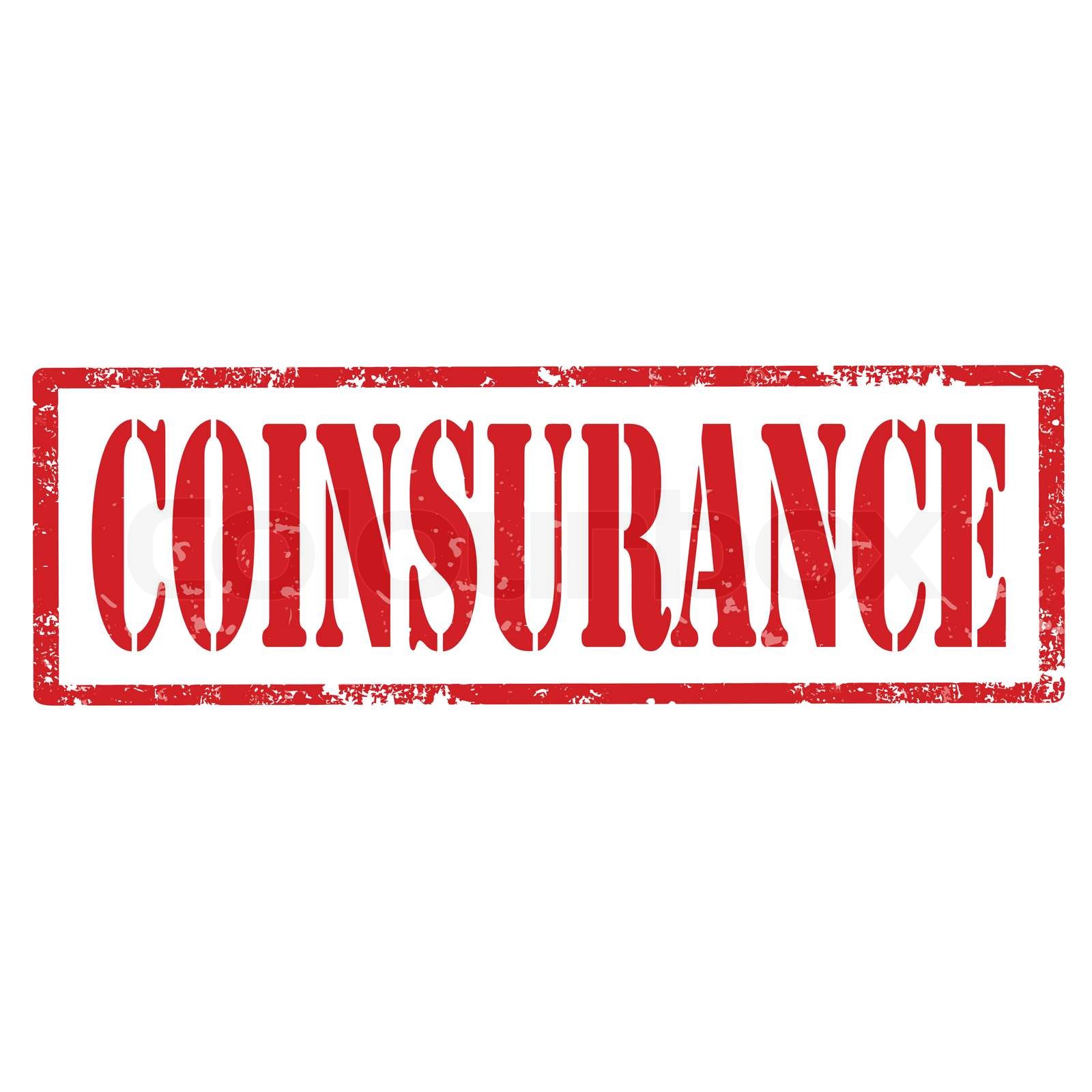 Coinsurance-stamp | Stock vector | Colourbox