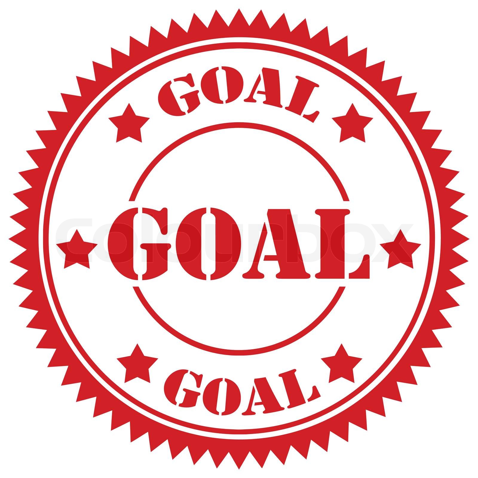 Goal-stamp | Stock vector | Colourbox