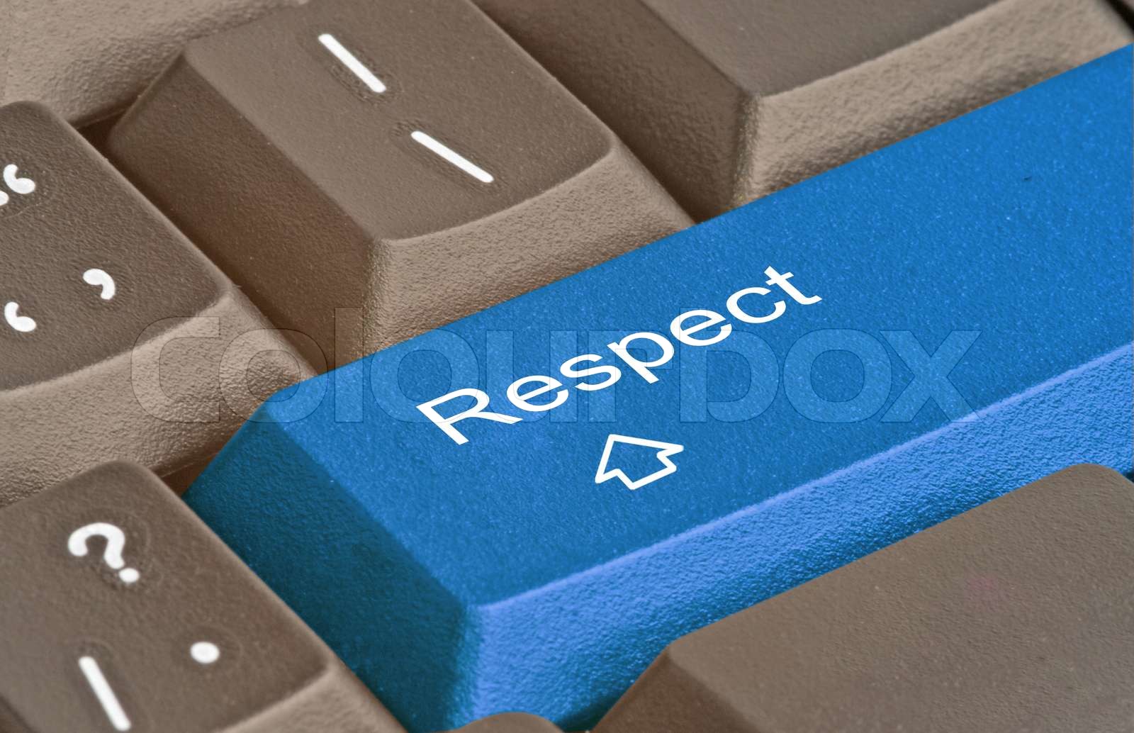Hot key for respect | Stock image | Colourbox