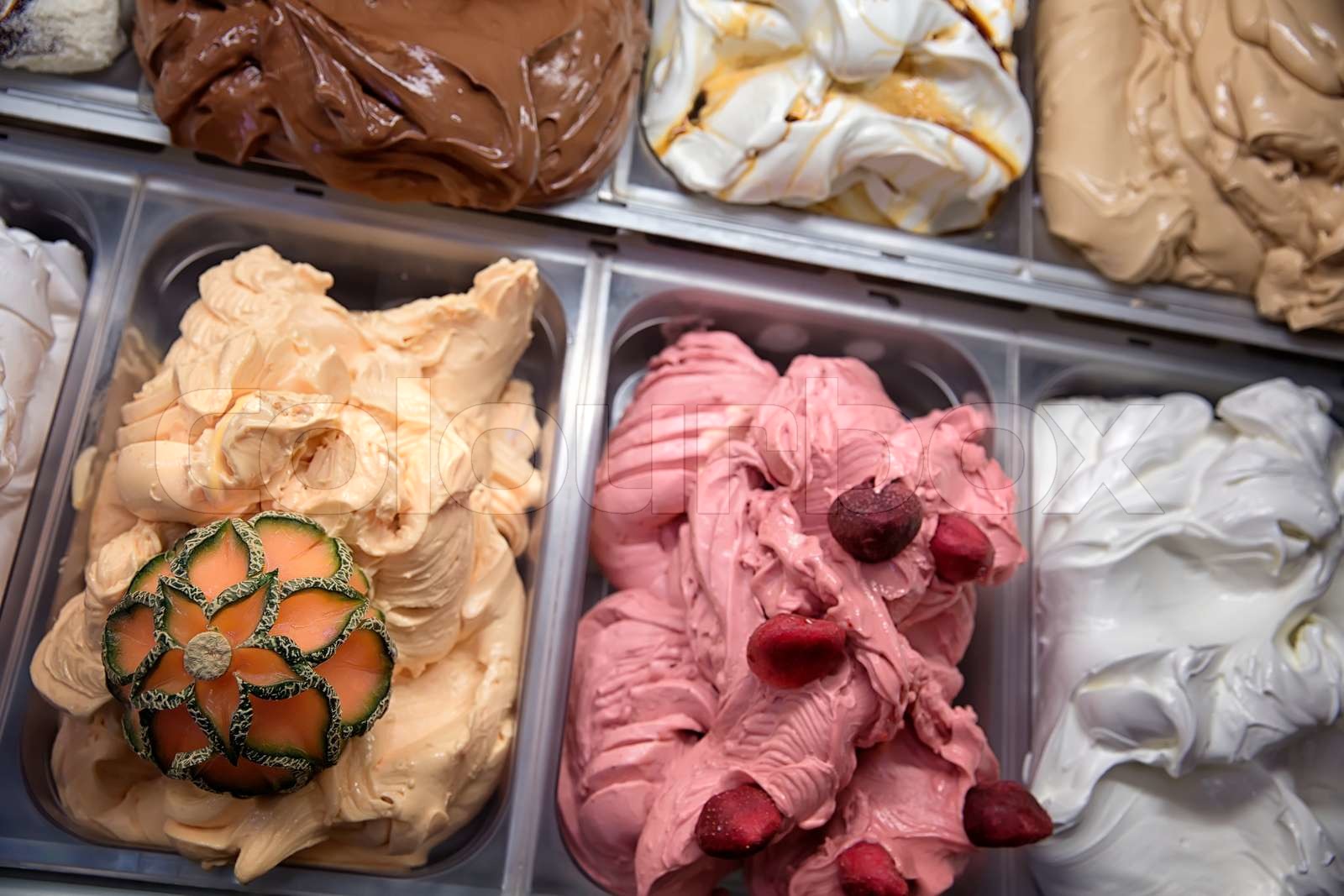 ice cream trays | Stock image | Colourbox