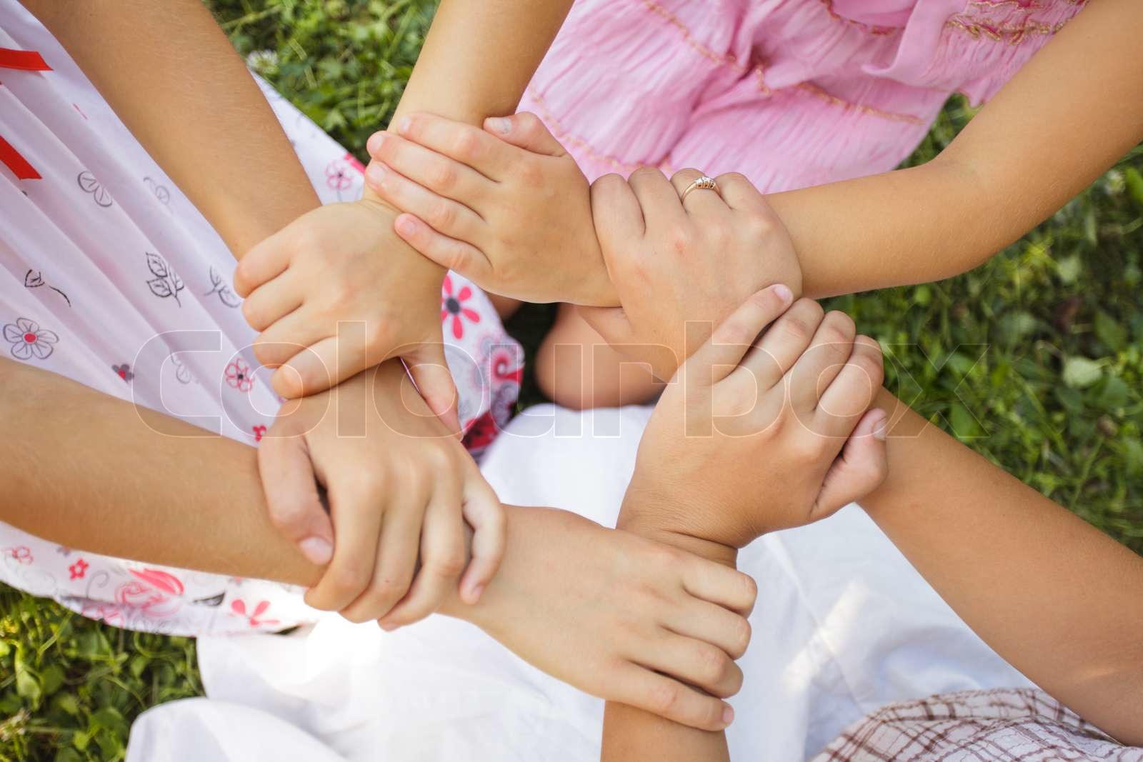 børn, gruppe, venner | Stock foto | Colourbox