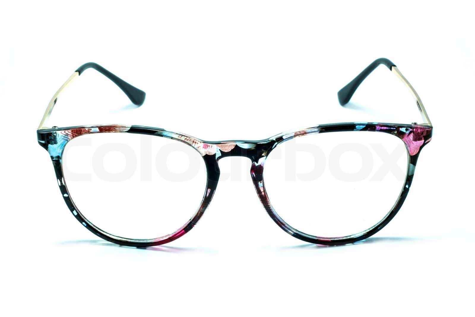 Beautiful glasses isolated | Stock image | Colourbox
