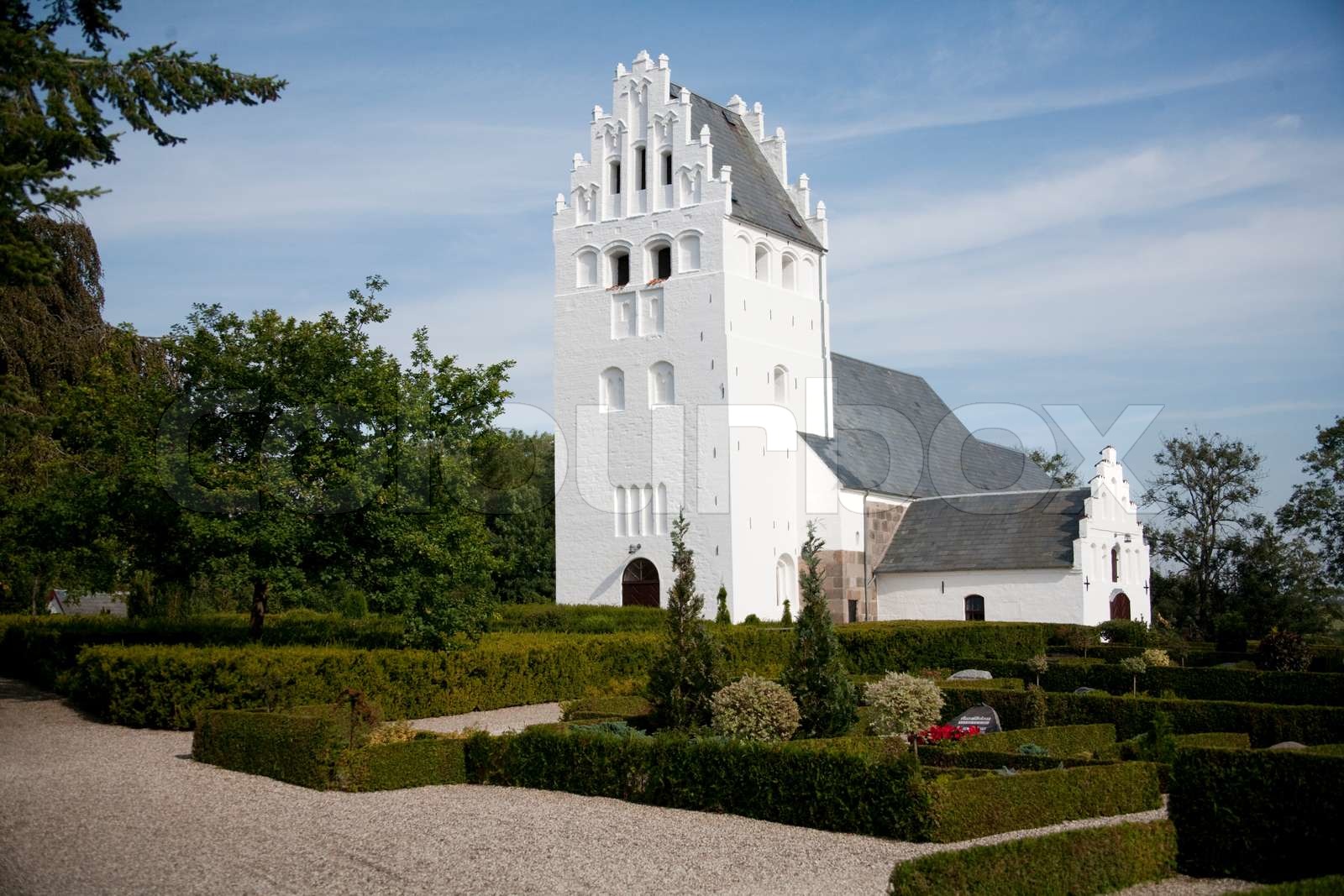 Lutheran church in Denmark | Stock image | Colourbox