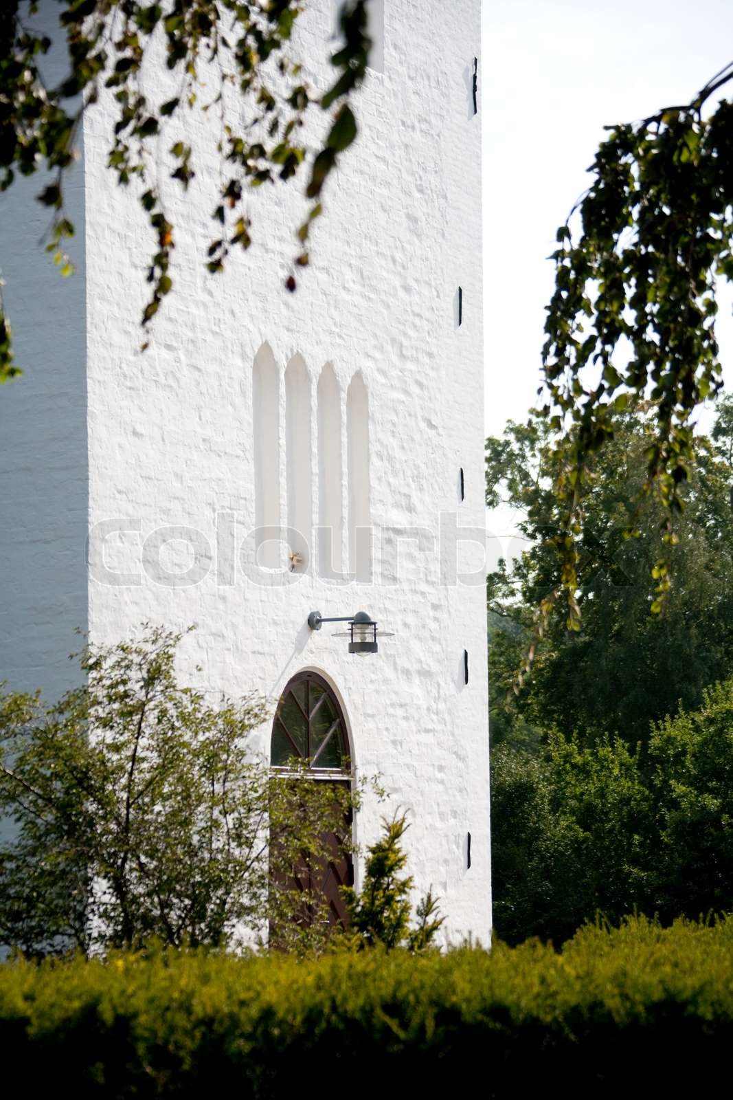 Lutheran church in Denmark | Stock image | Colourbox