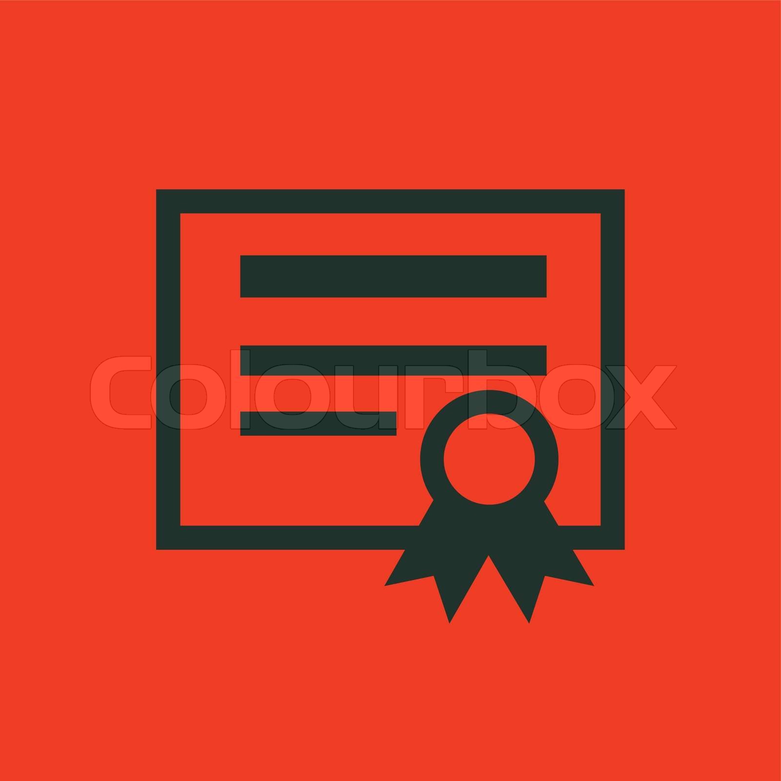 piktogramm, ausbildung, icon | Stock-Vektor | Colourbox