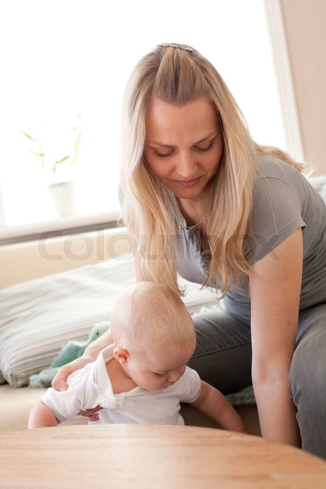 baby, mor, babyer | Stock foto | Colourbox