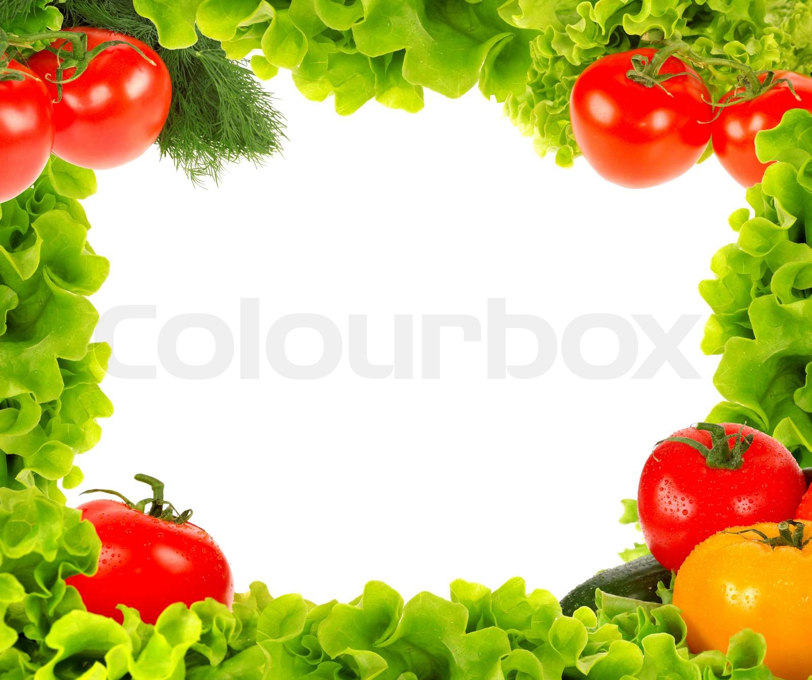Vegetables frame | Stock image | Colourbox