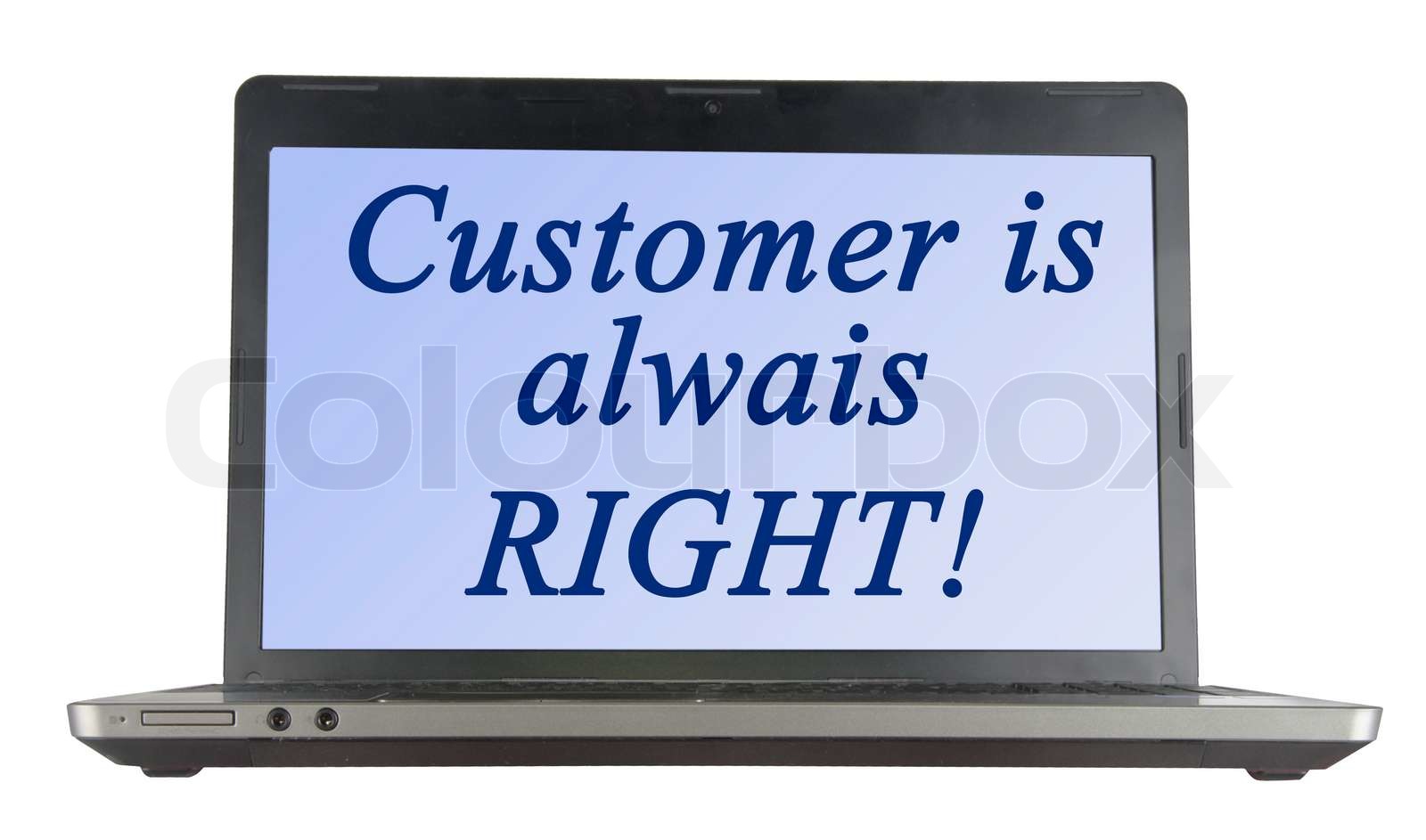 We value our customers | Stock image | Colourbox