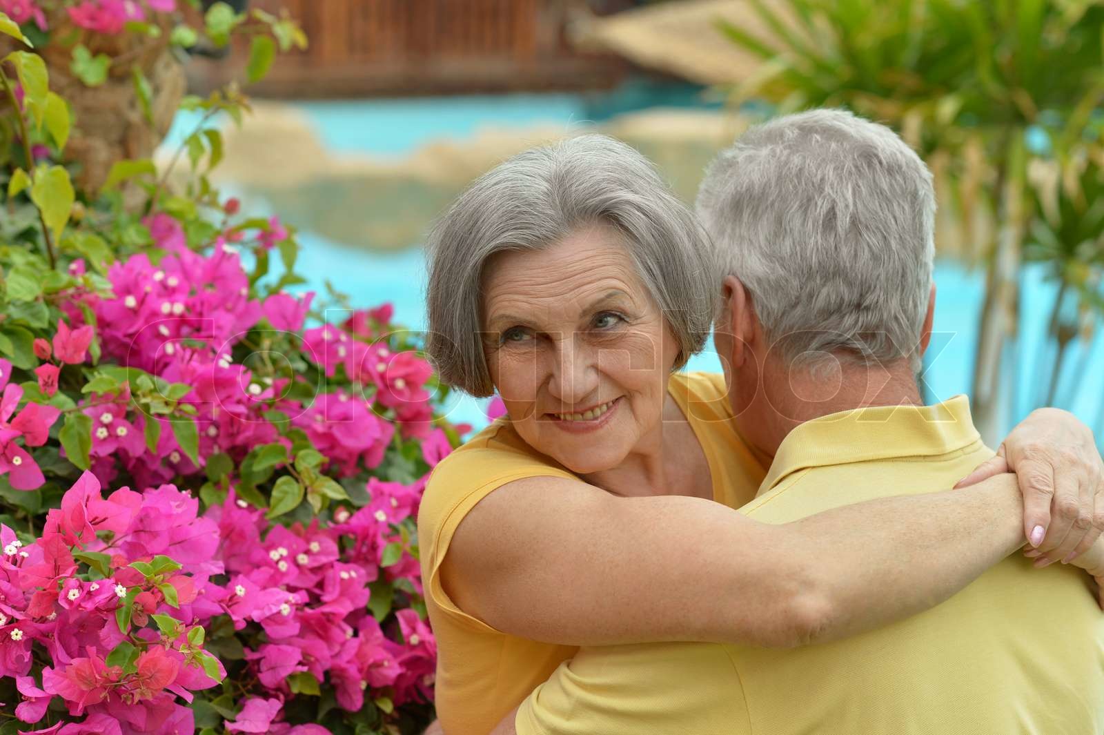 Elder couple resting | Stock image | Colourbox