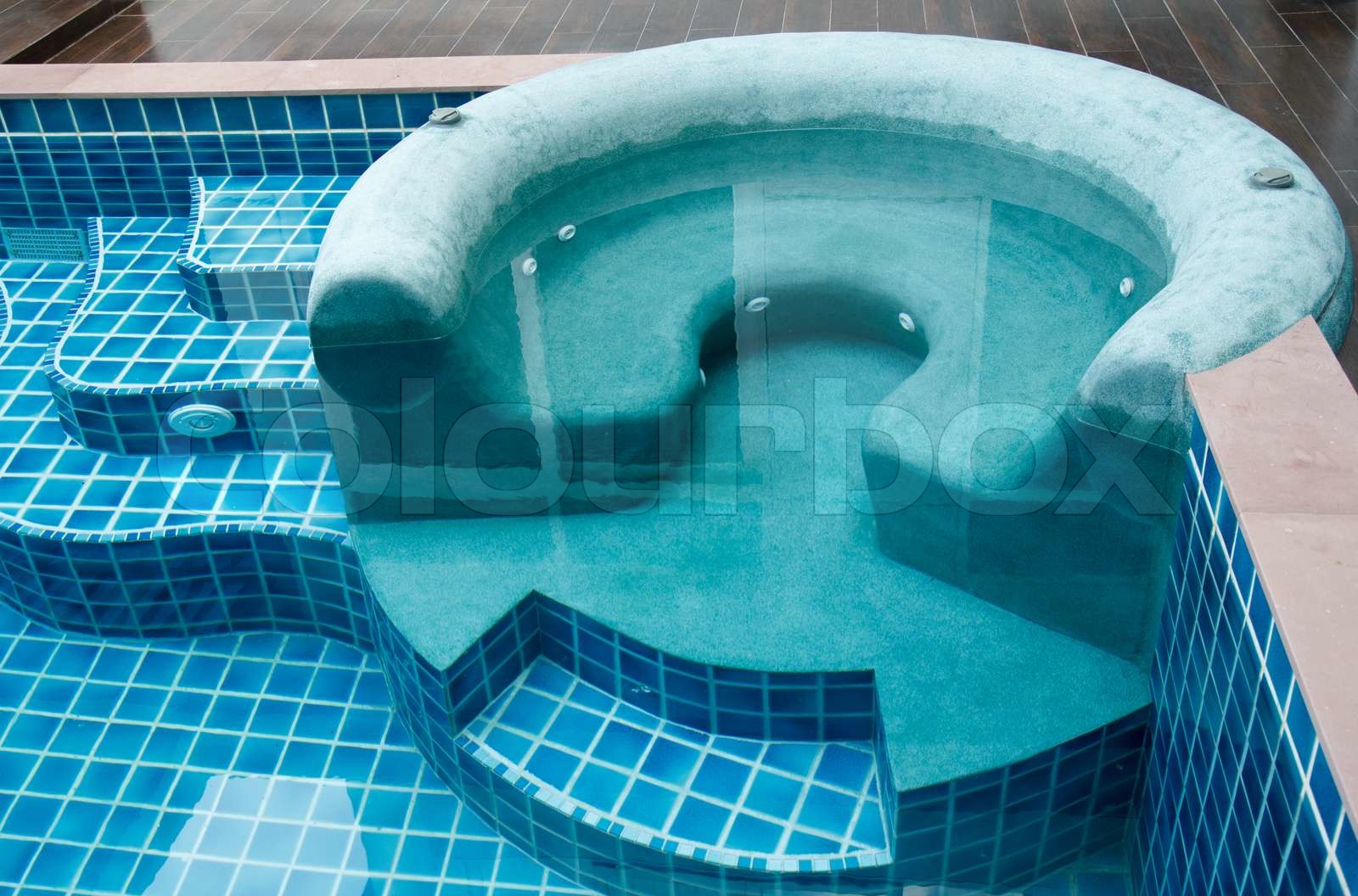 Jacuzzi in the swimming pool | Stock image | Colourbox