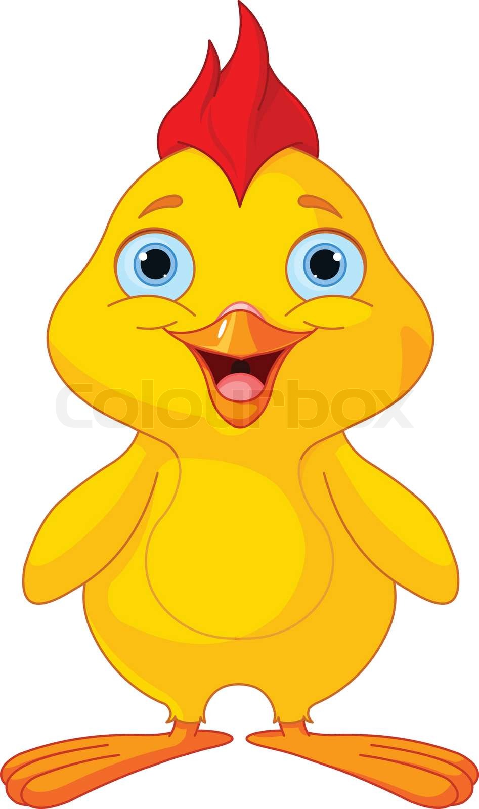 Funny Chick | Stock vector | Colourbox