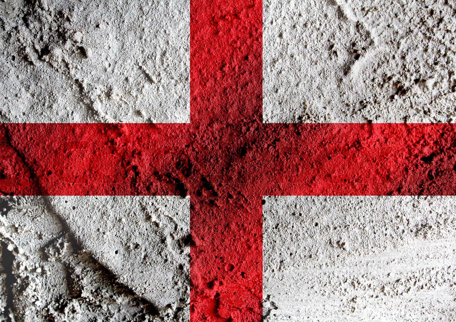 Republic of The England flag | Stock image | Colourbox