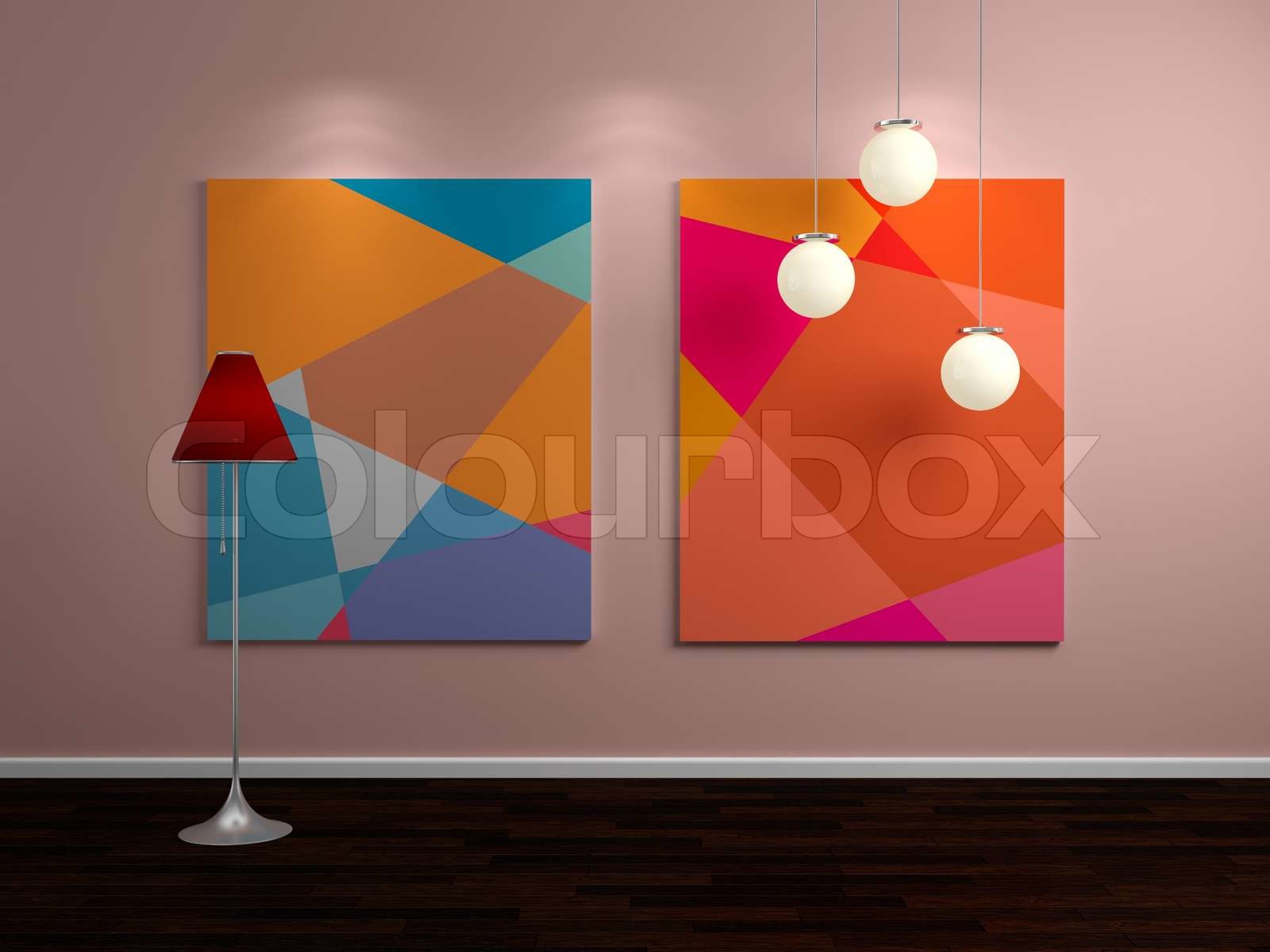 Modern interior composition. | Stock image | Colourbox