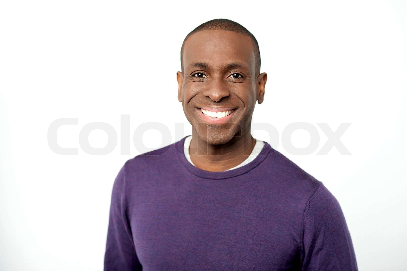 Happy male model posing casually | Stock image | Colourbox