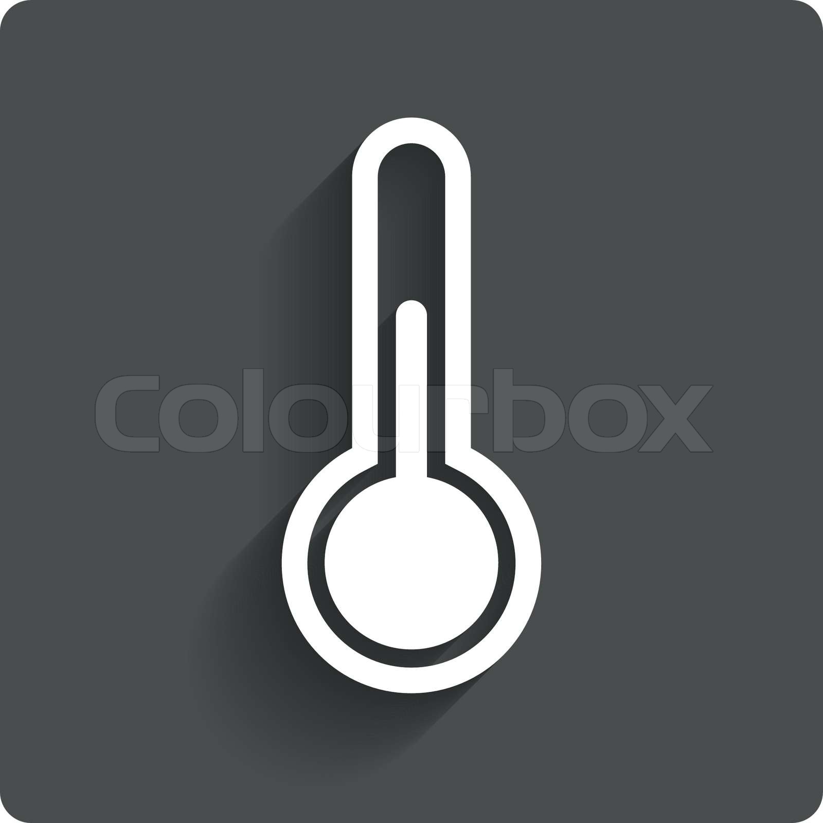 Thermometer sign icon. Temperature symbol. | Stock vector | Colourbox