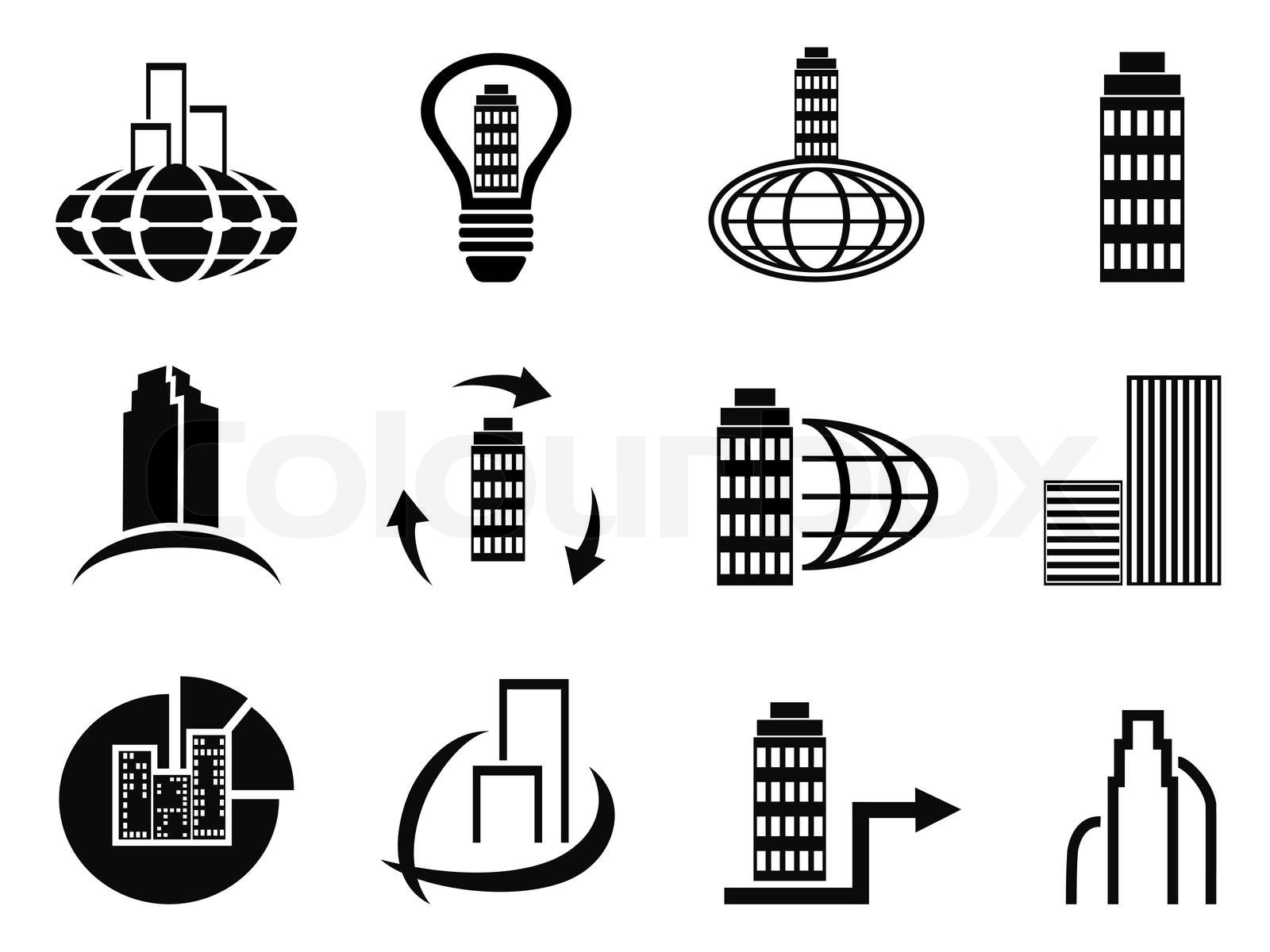 abstract company icons set | Stock vector | Colourbox