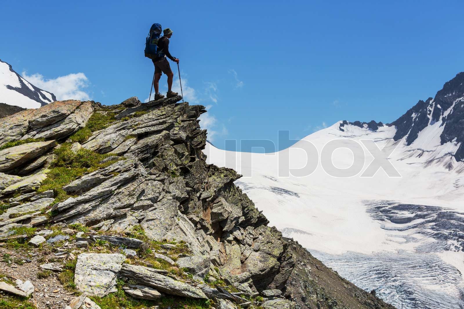 Hike in mountains | Stock image | Colourbox