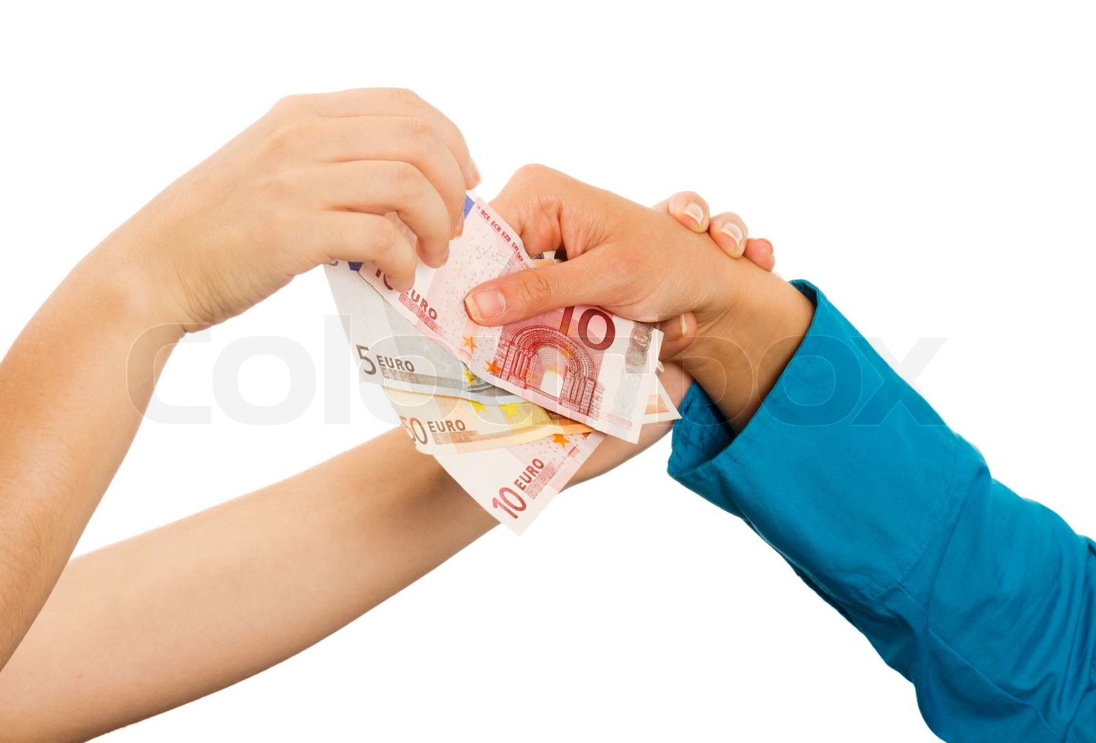 Being Short of Money | Stock image | Colourbox