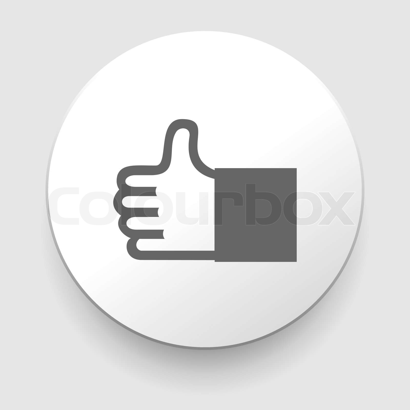 Vektor-Daumen Symbol | Stock-Vektor | Colourbox