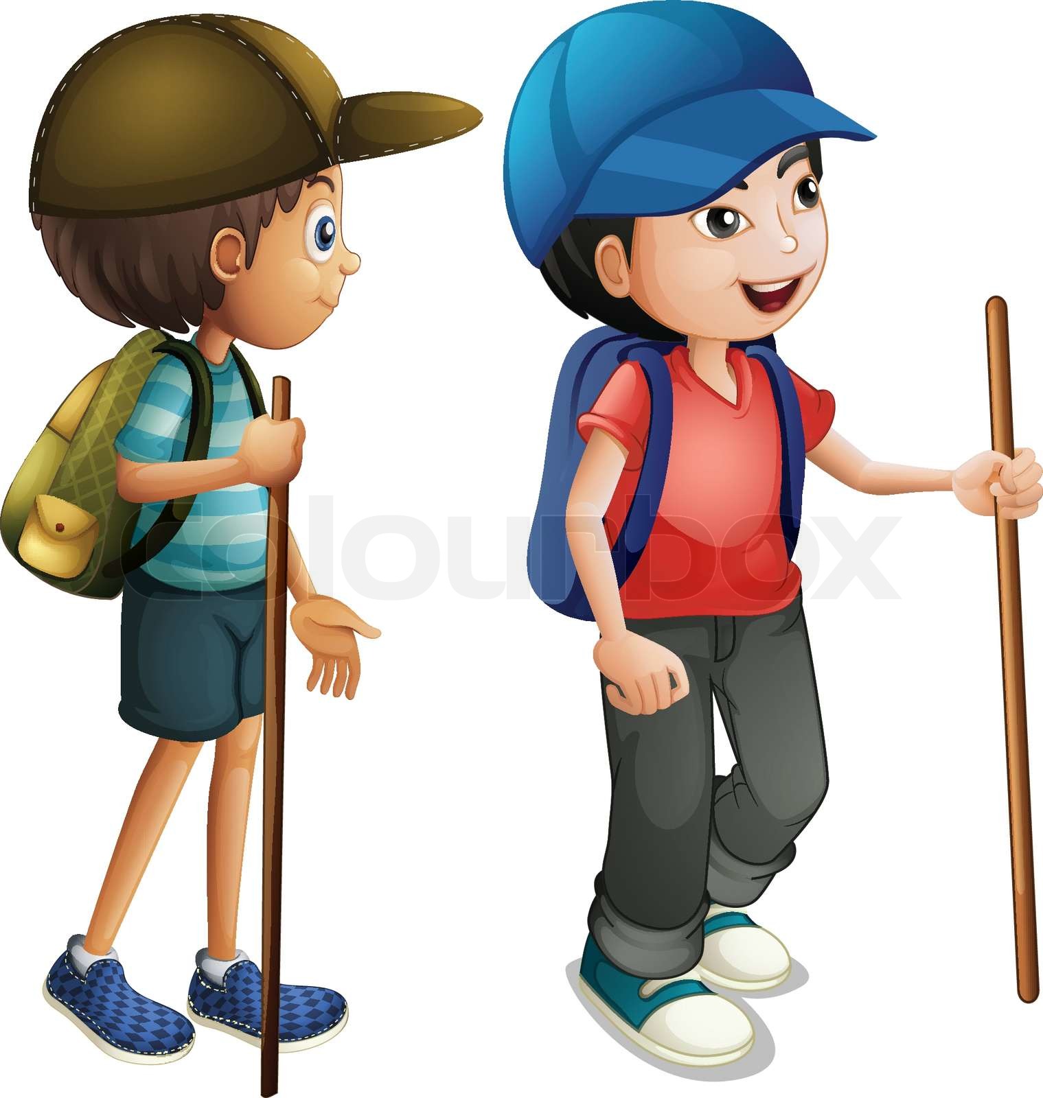 Wanderer | Stock-Vektor | Colourbox