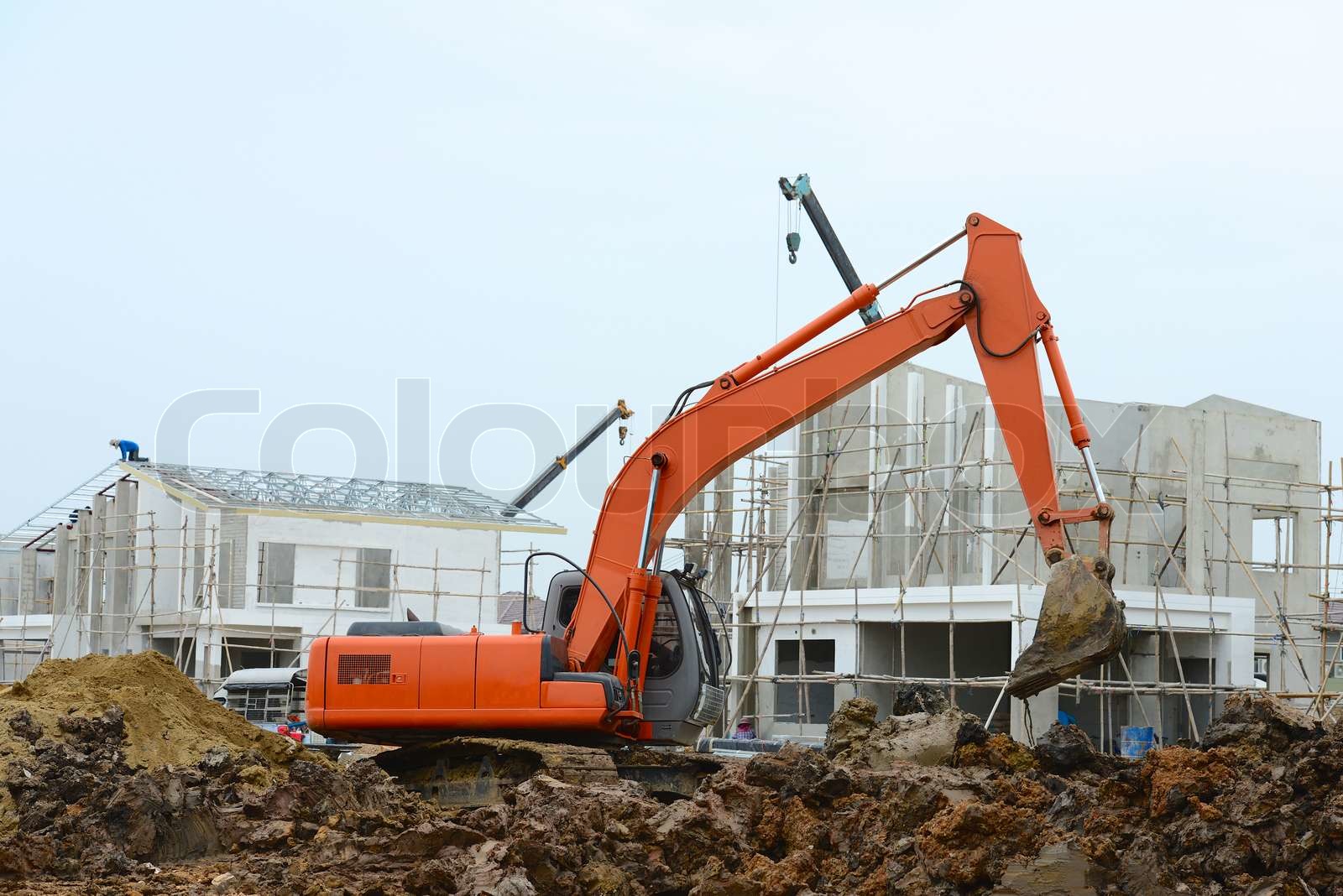 Excavator | Stock image | Colourbox