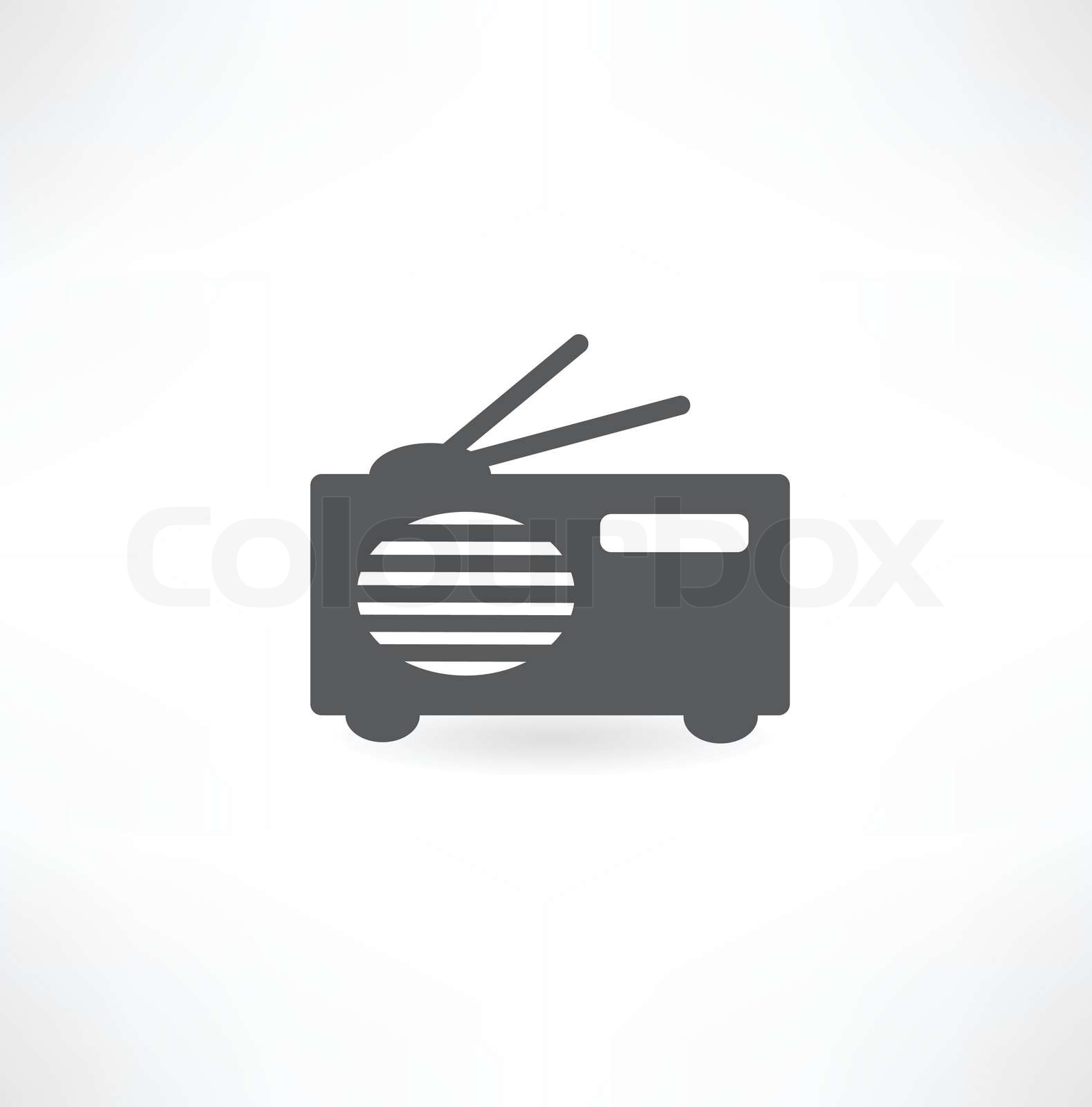 Radio icon | Stock vector | Colourbox