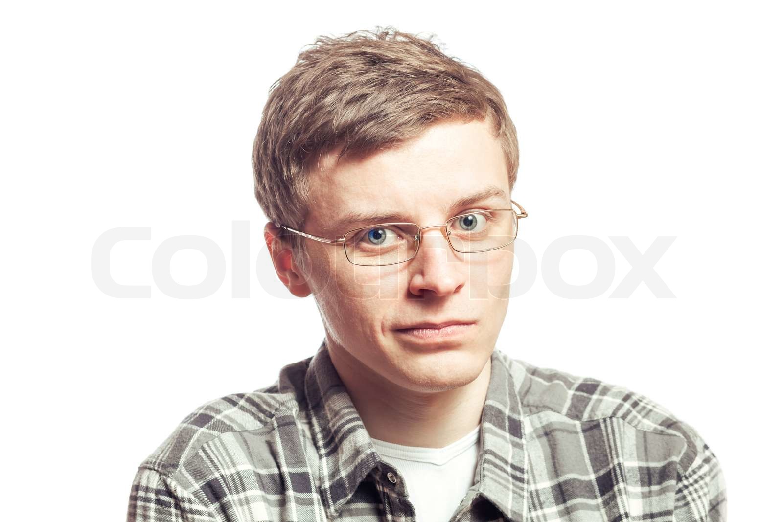 doubting guy | Stock image | Colourbox