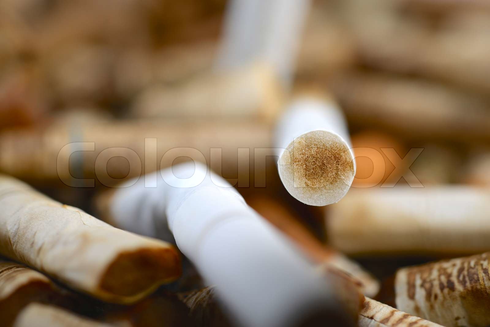 Cigarette Filter with Nicotine | Stock image | Colourbox
