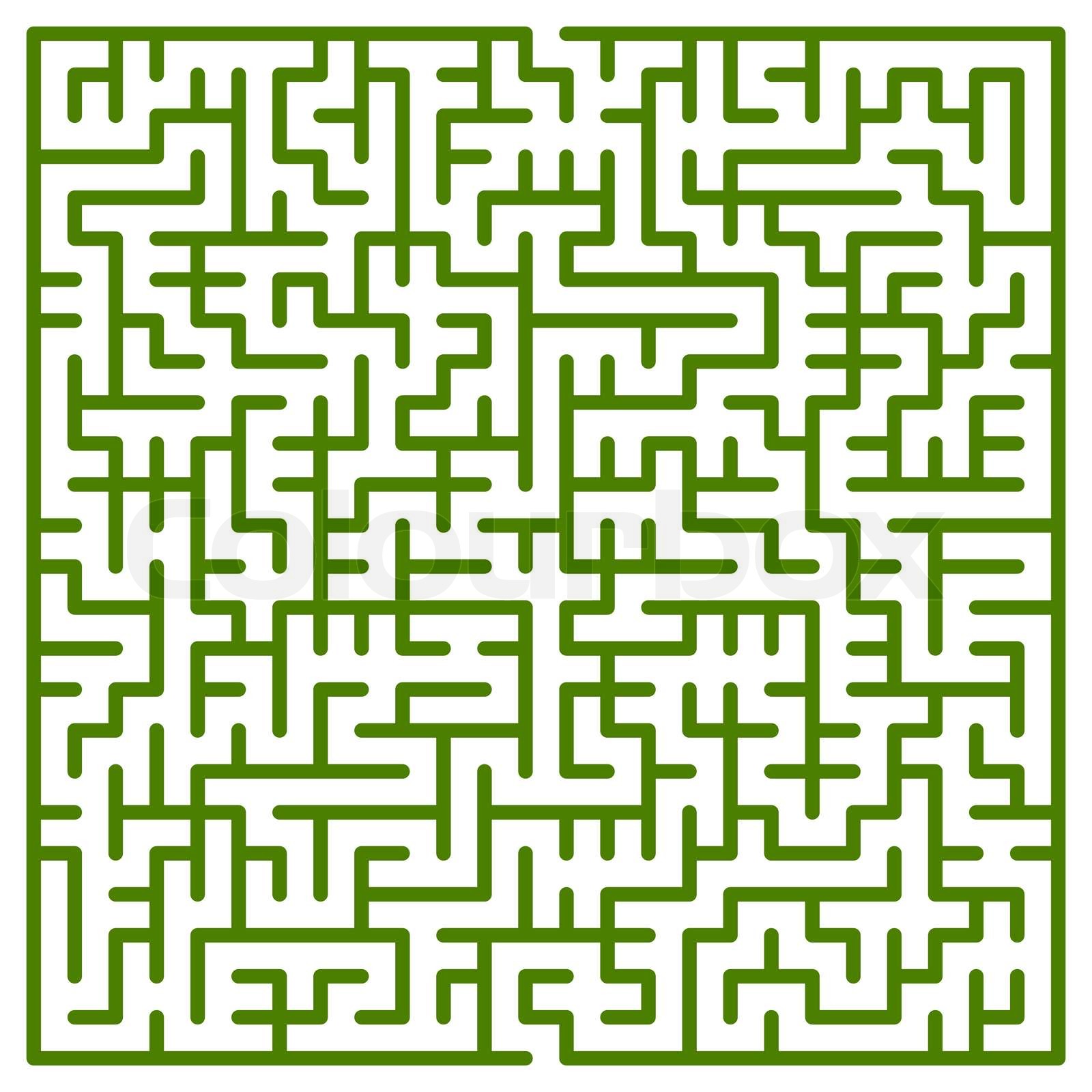 Maze | Stock vector | Colourbox