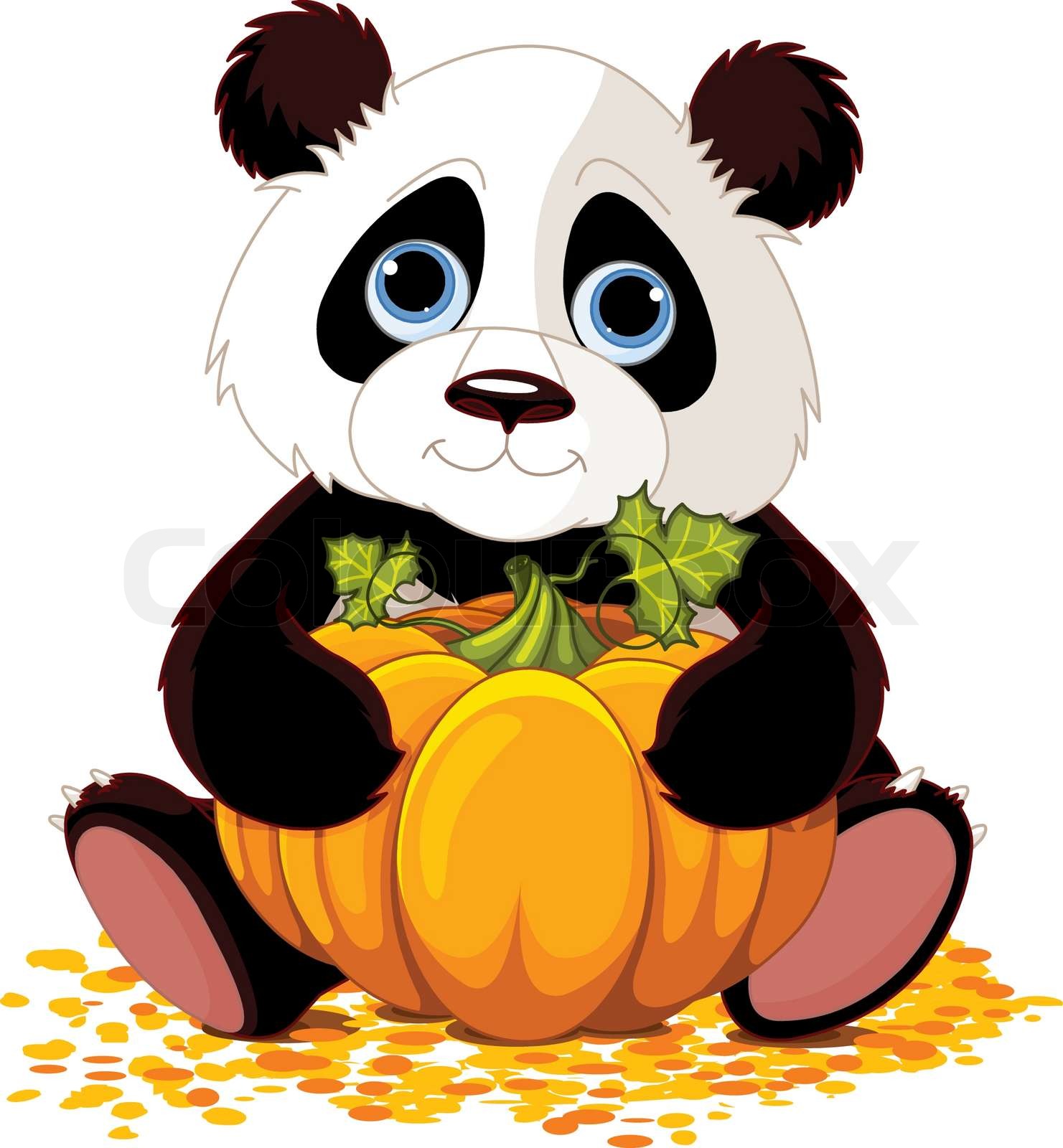 Cute panda | Stock vector | Colourbox