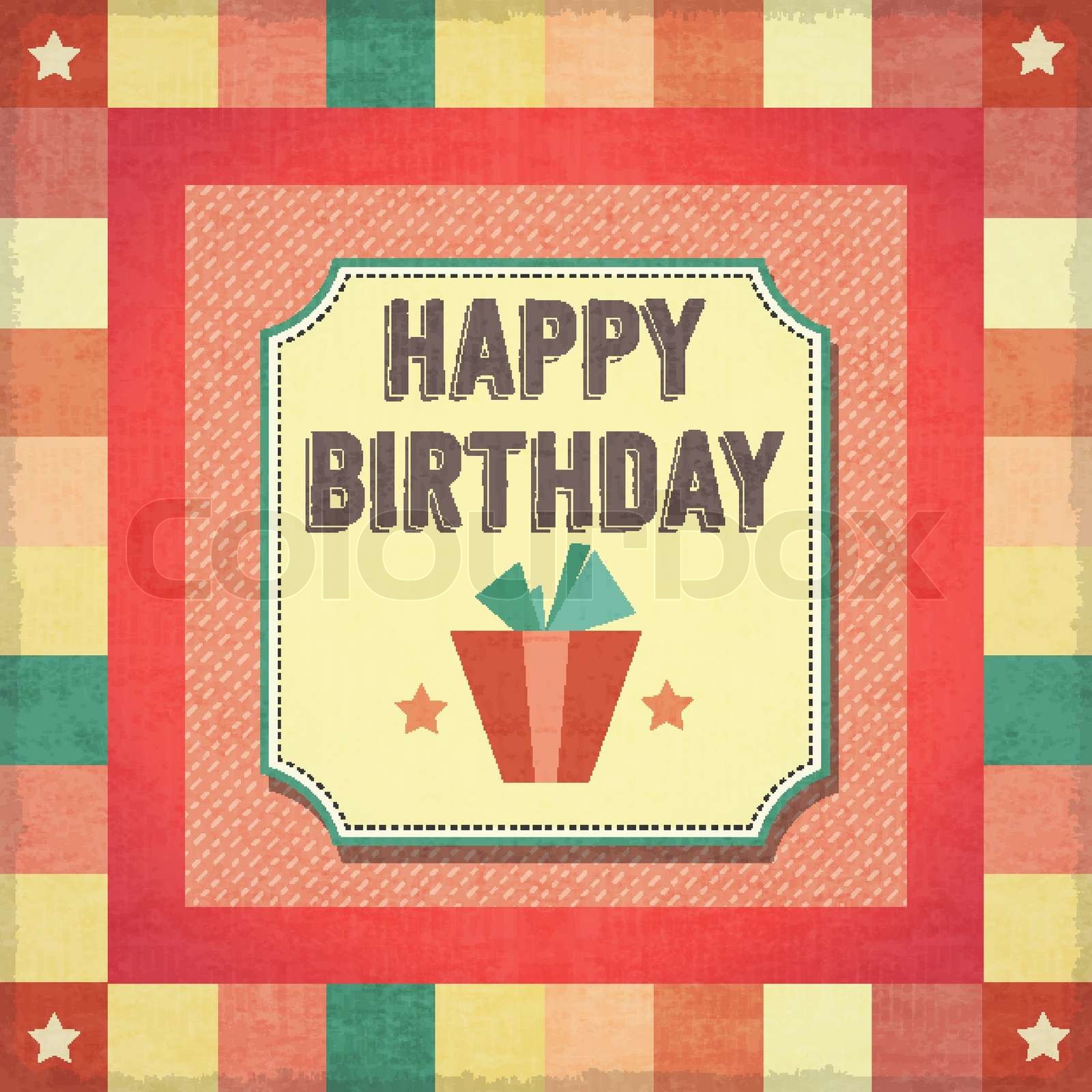 Retro Happy Birthday