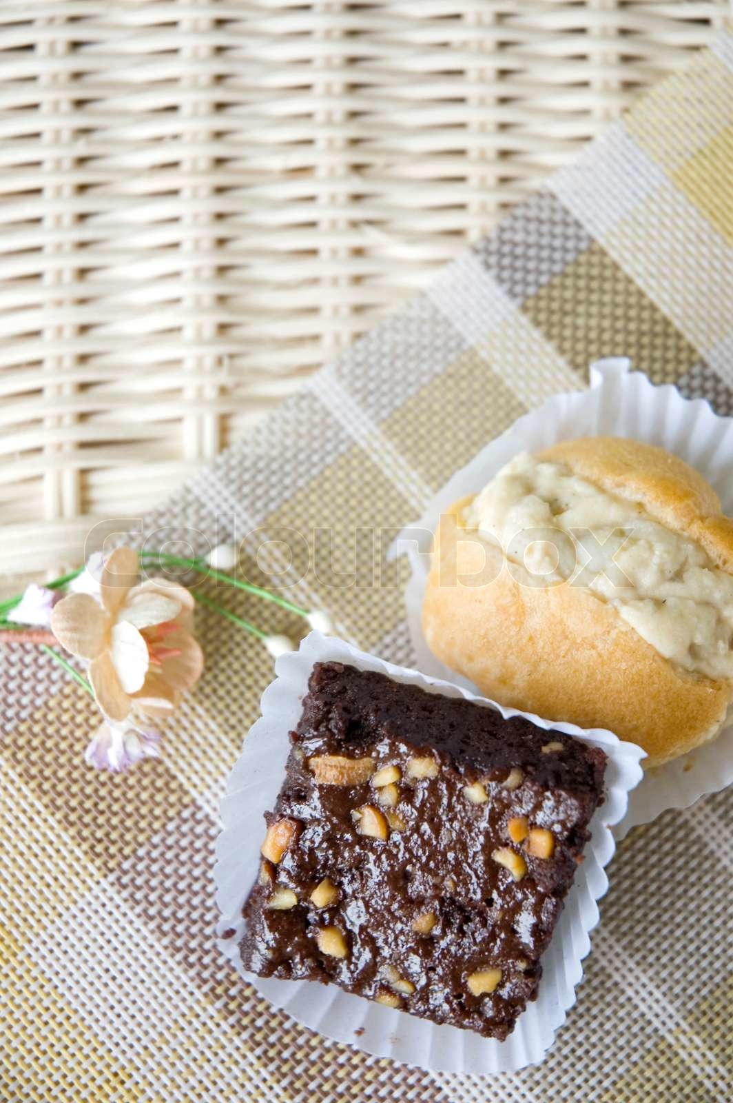 brownie and puff | Stock image | Colourbox